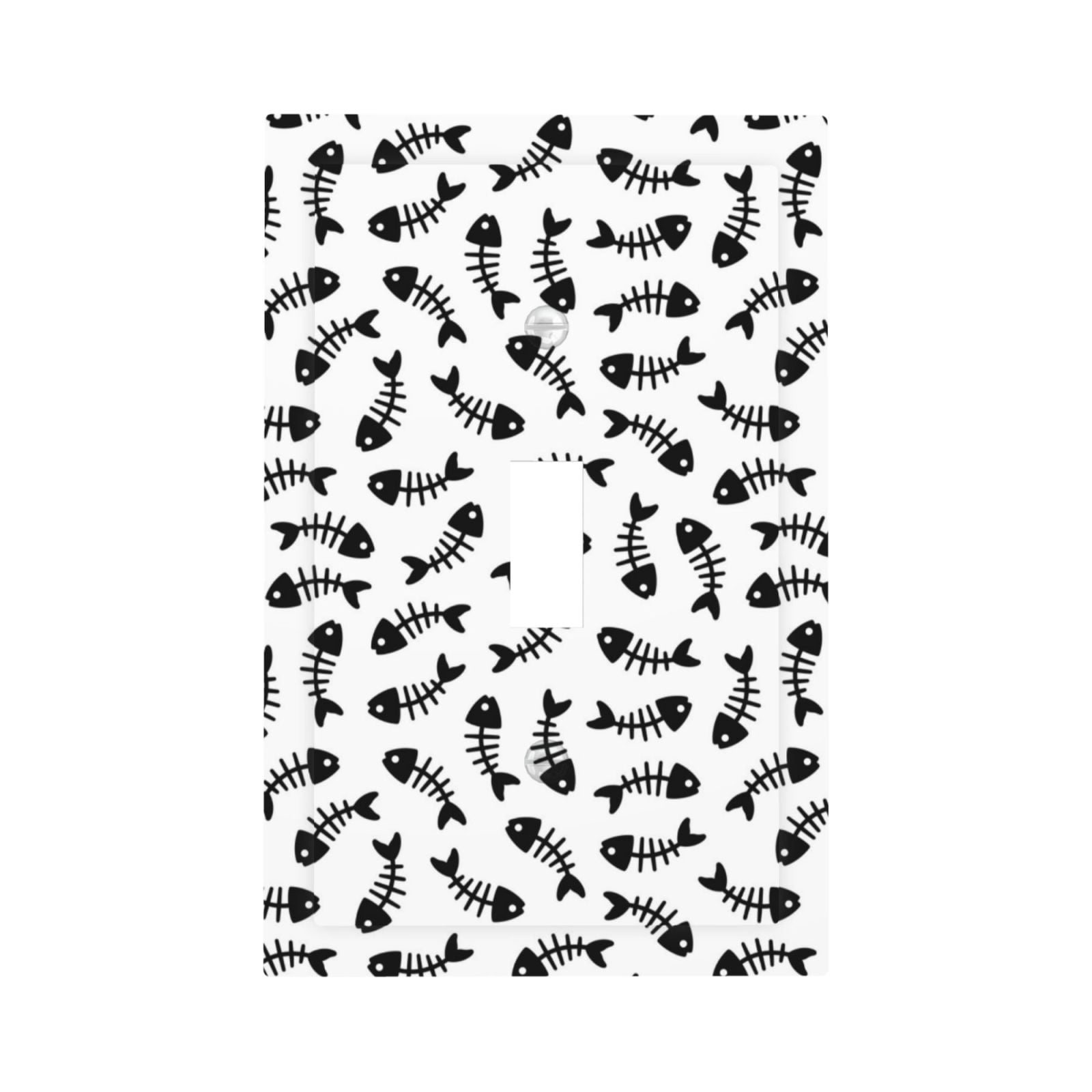 Noikeo Fish Bone Pattern Electrical Outlet Covers-Electric Receptacle ...