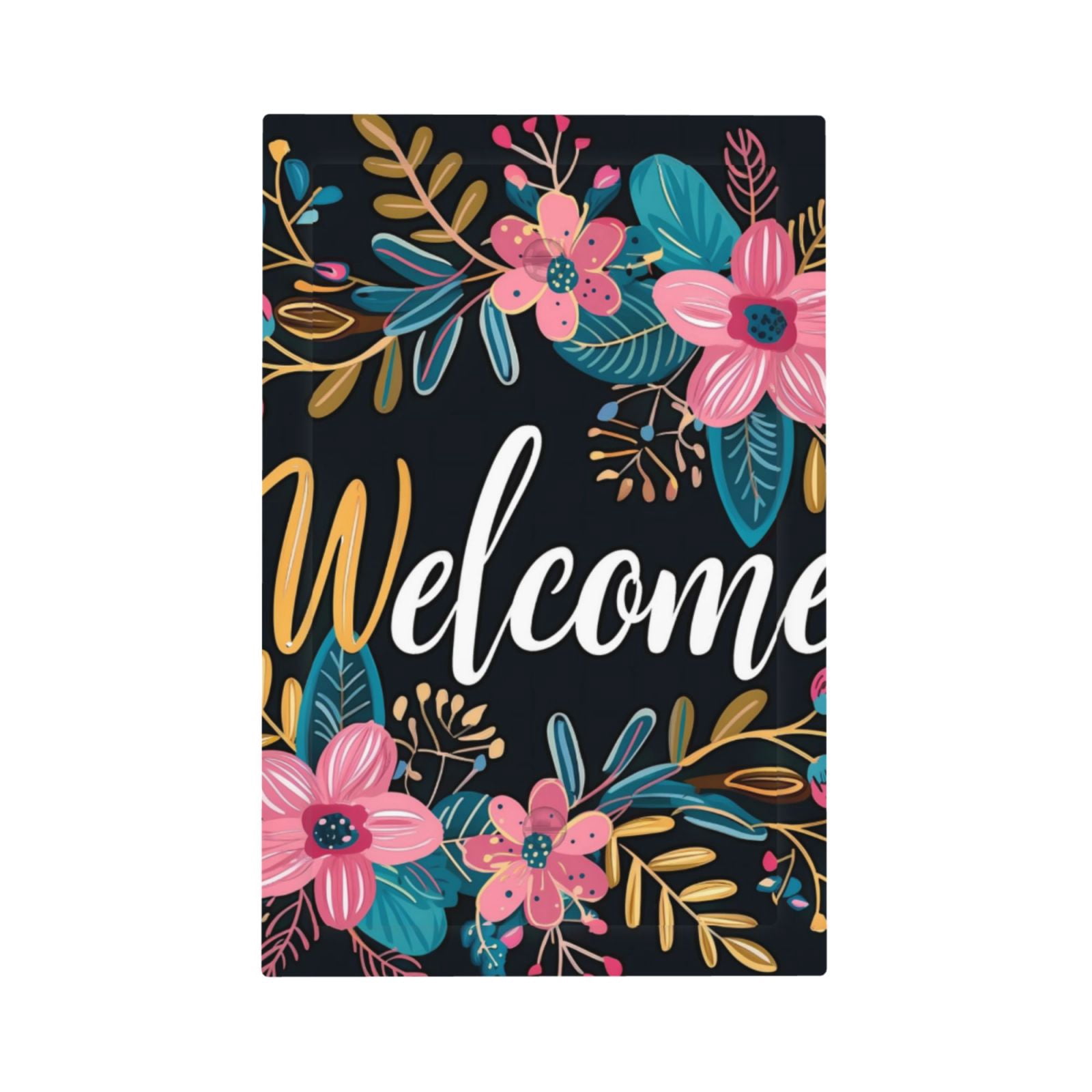 Noikeo Floral Welcome Sign Pattern Electrical Outlet Covers-Electric ...