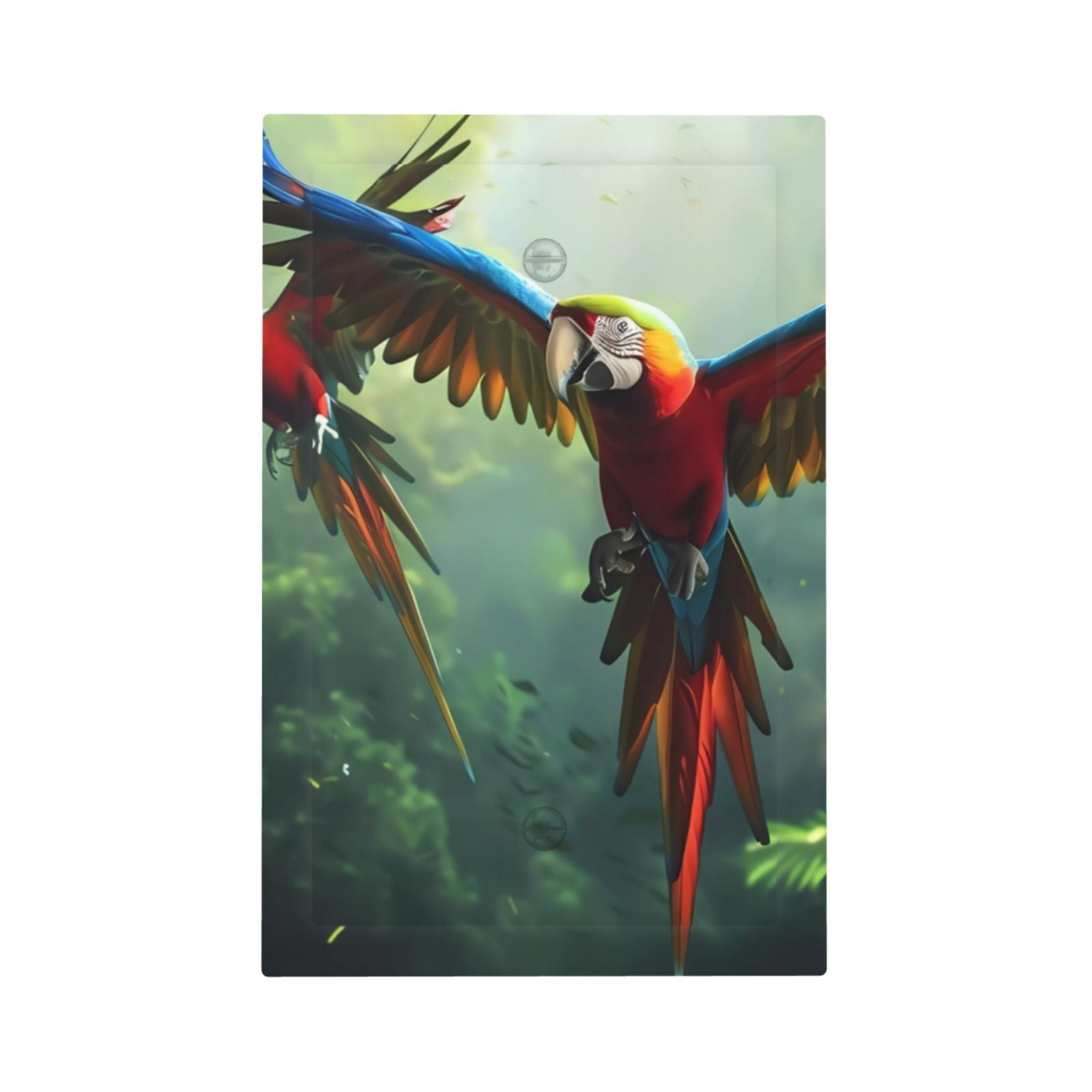 Noikeo Flying Parrots In Jungle Pattern Electrical Outlet Covers ...