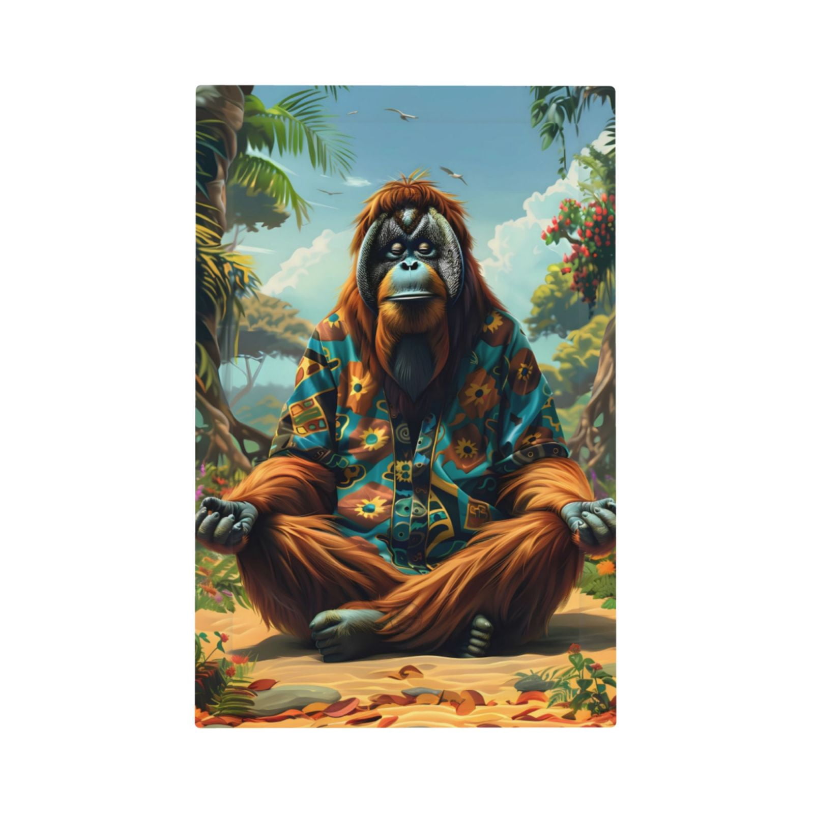 Noikeo Forest Meditating Gorilla Pattern Electrical Outlet Covers ...