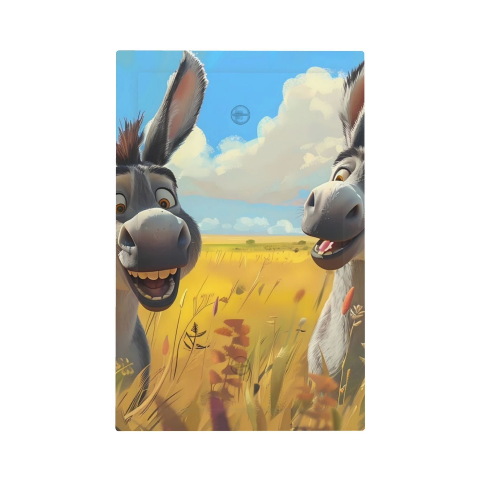 Noikeo Funny Countryside Donkey Pattern Electrical Outlet Covers ...