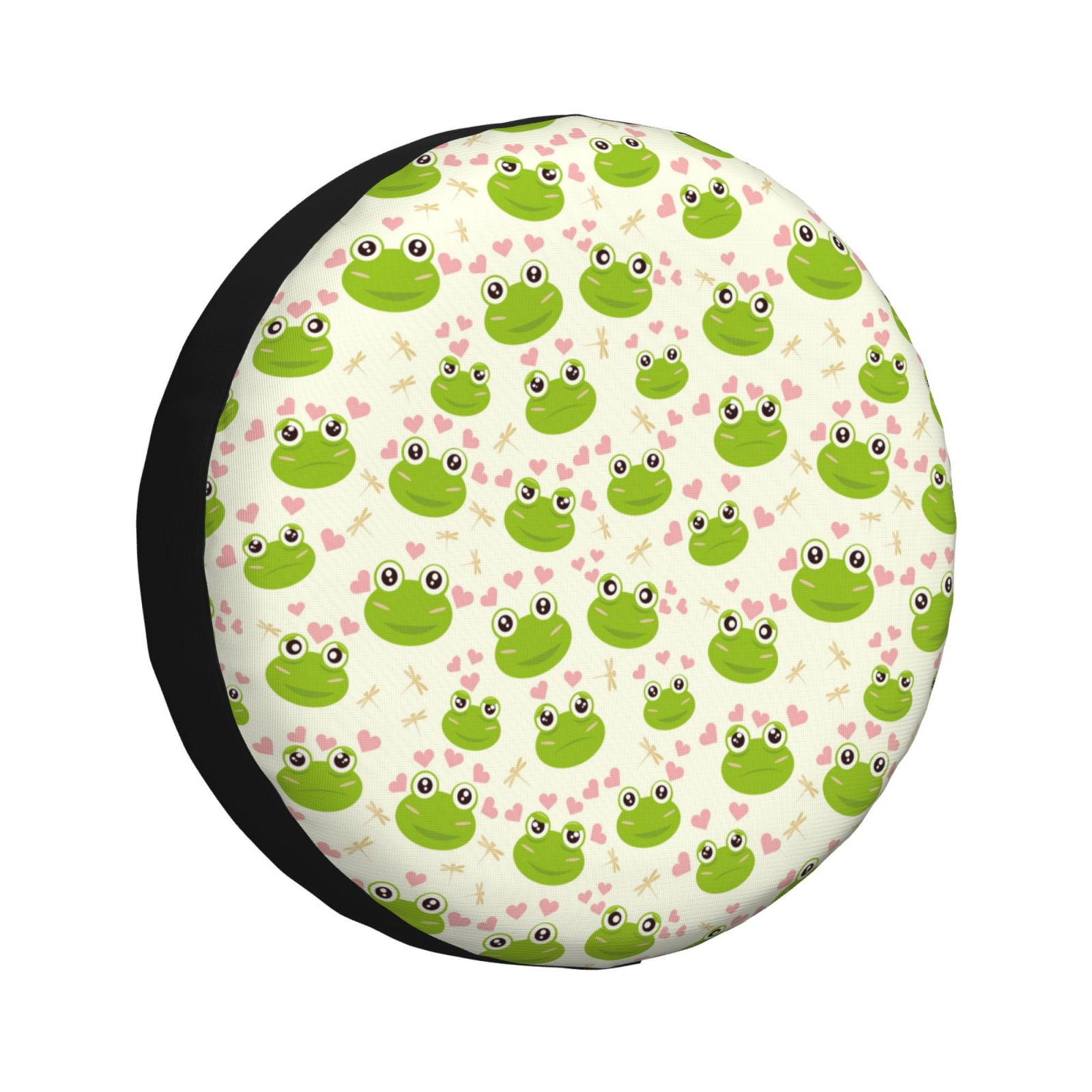 Noikeo Green Frog Pattern 14-17 inch Spare Tire Cover,Universal Spare ...