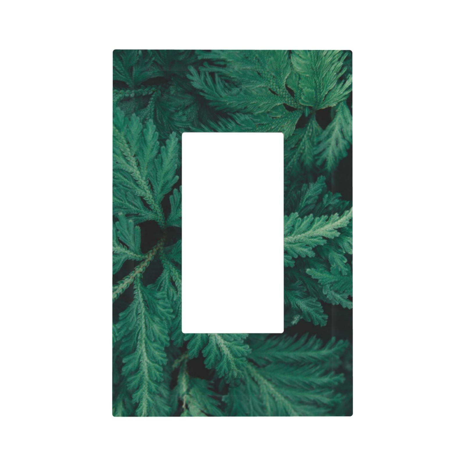 Noikeo Green Leave Fern Pattern Electrical Outlet Covers-Electric ...
