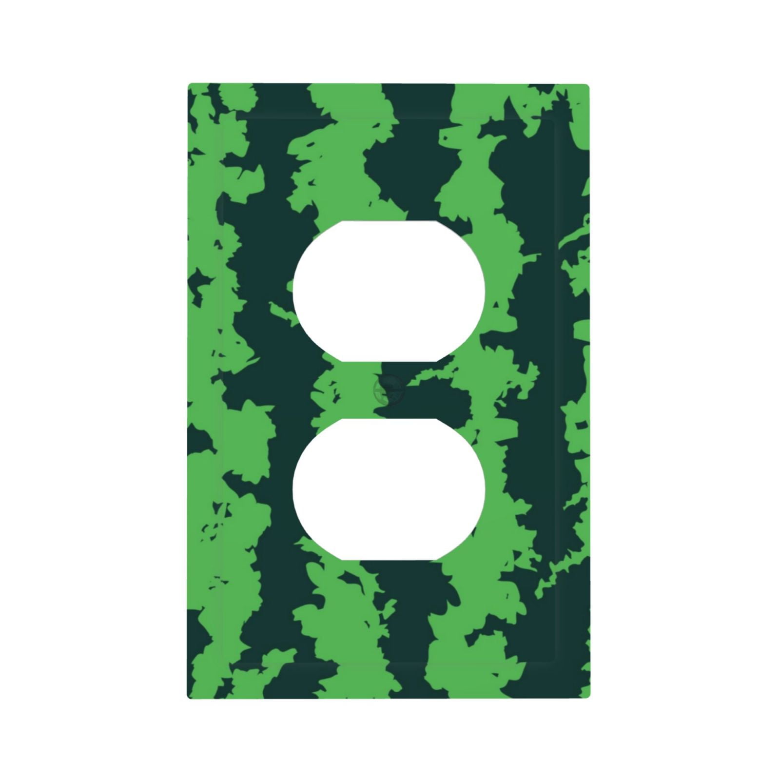 Noikeo Green Stripes Of Watermelon Pattern Electrical Outlet Covers ...