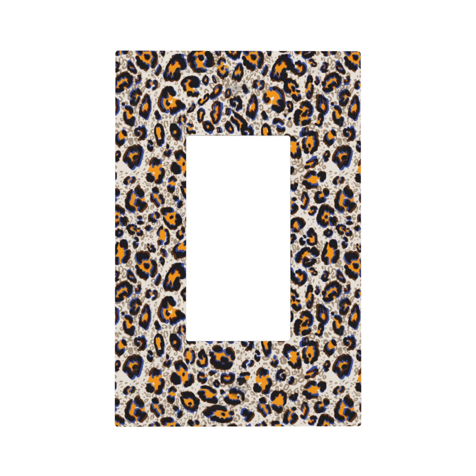 Noikeo Leopard Pattern Electrical Outlet Covers-Electric Receptacle ...