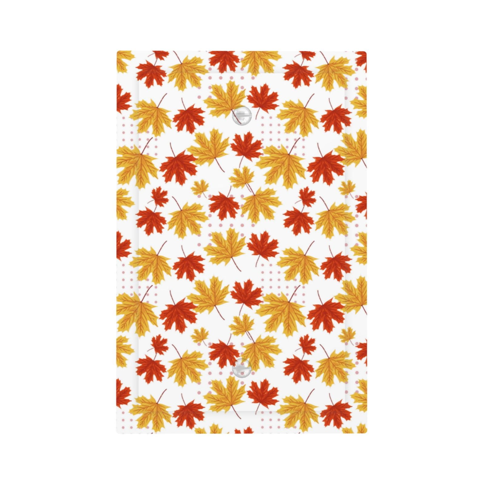 Noikeo Maple Leaf Pattern Electrical Outlet Covers-Electric Receptacle ...