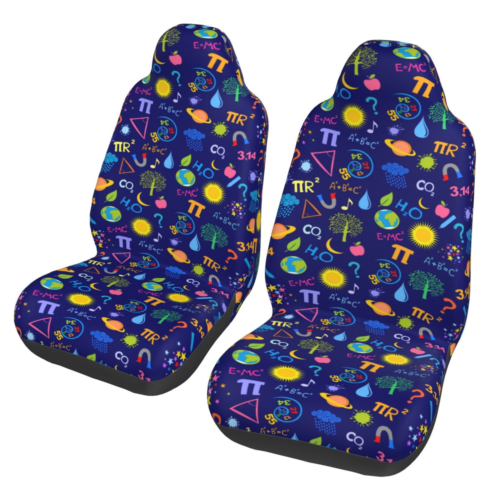Noikeo Mathematics And Chemistry for Automotive Seat Covers (Set of 2 ...