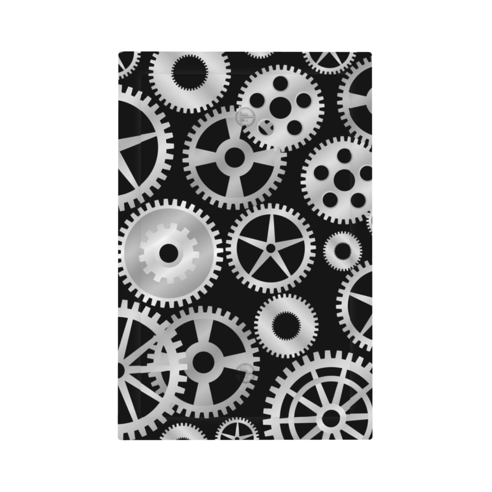 Noikeo Metallic Gears Pattern Electrical Outlet Covers-Electric ...