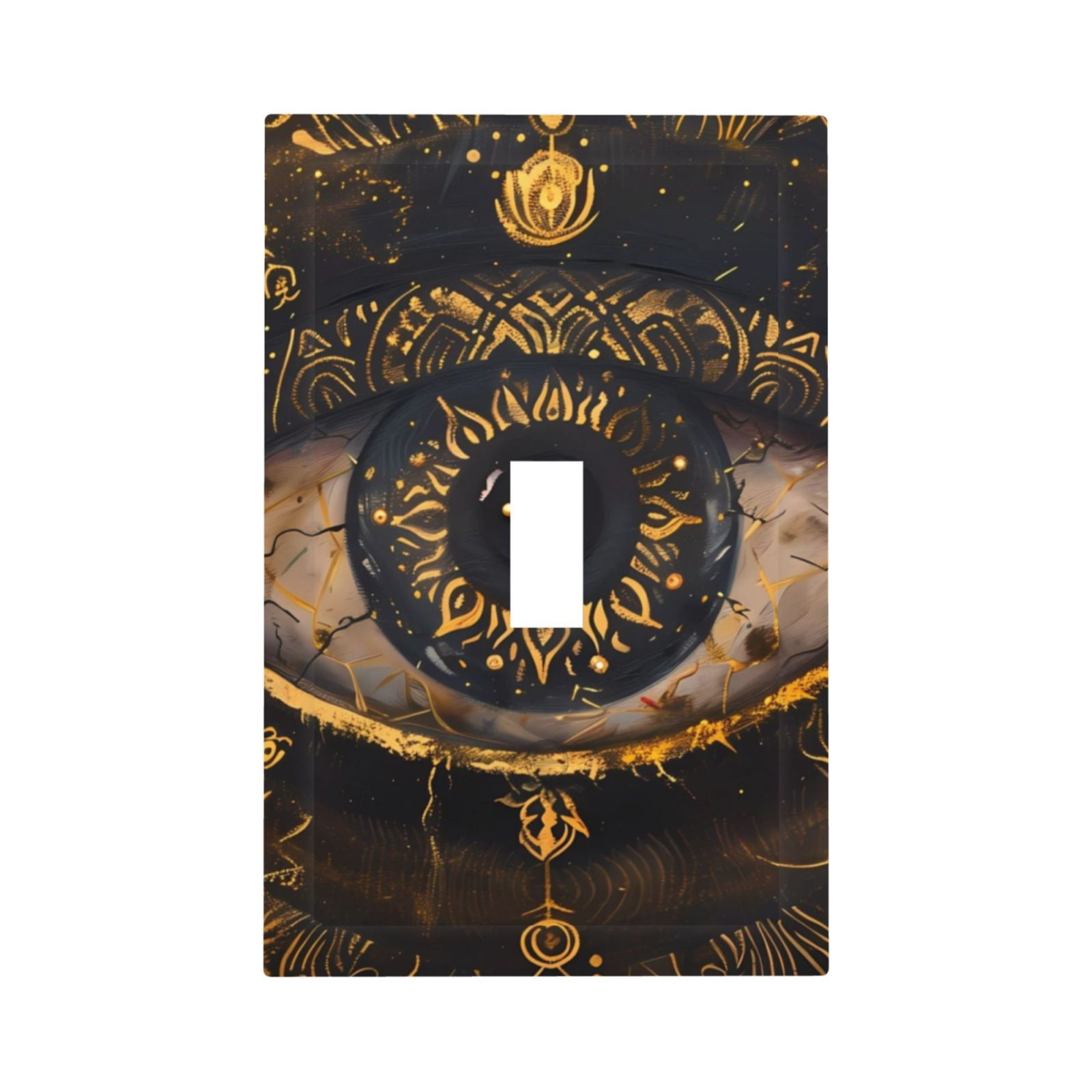 Noikeo Mystical Golden Eye Pattern Electrical Outlet Covers-Electric ...