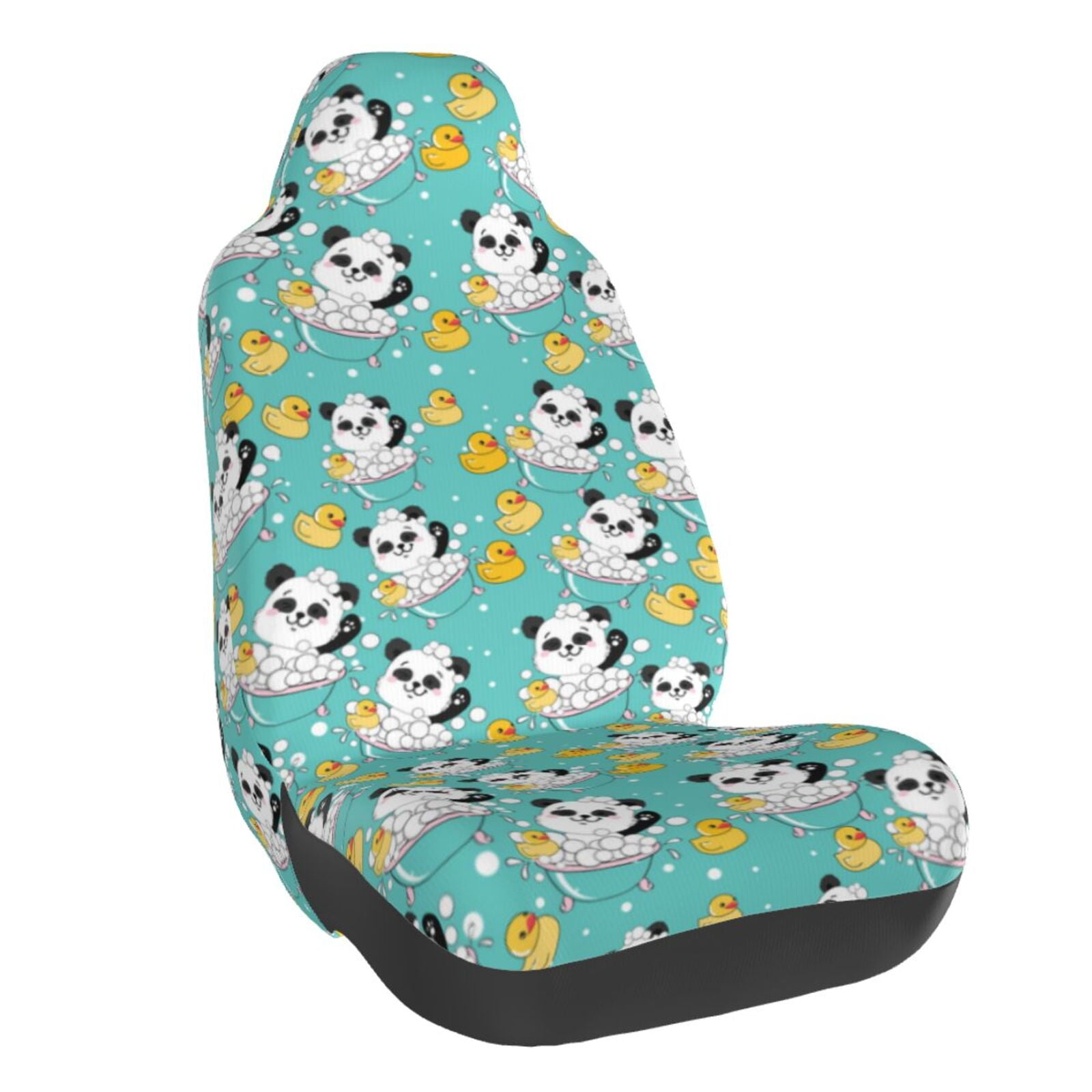Noikeo Panda Bathing for Automotive Seat Covers for Cars Trucks and ...