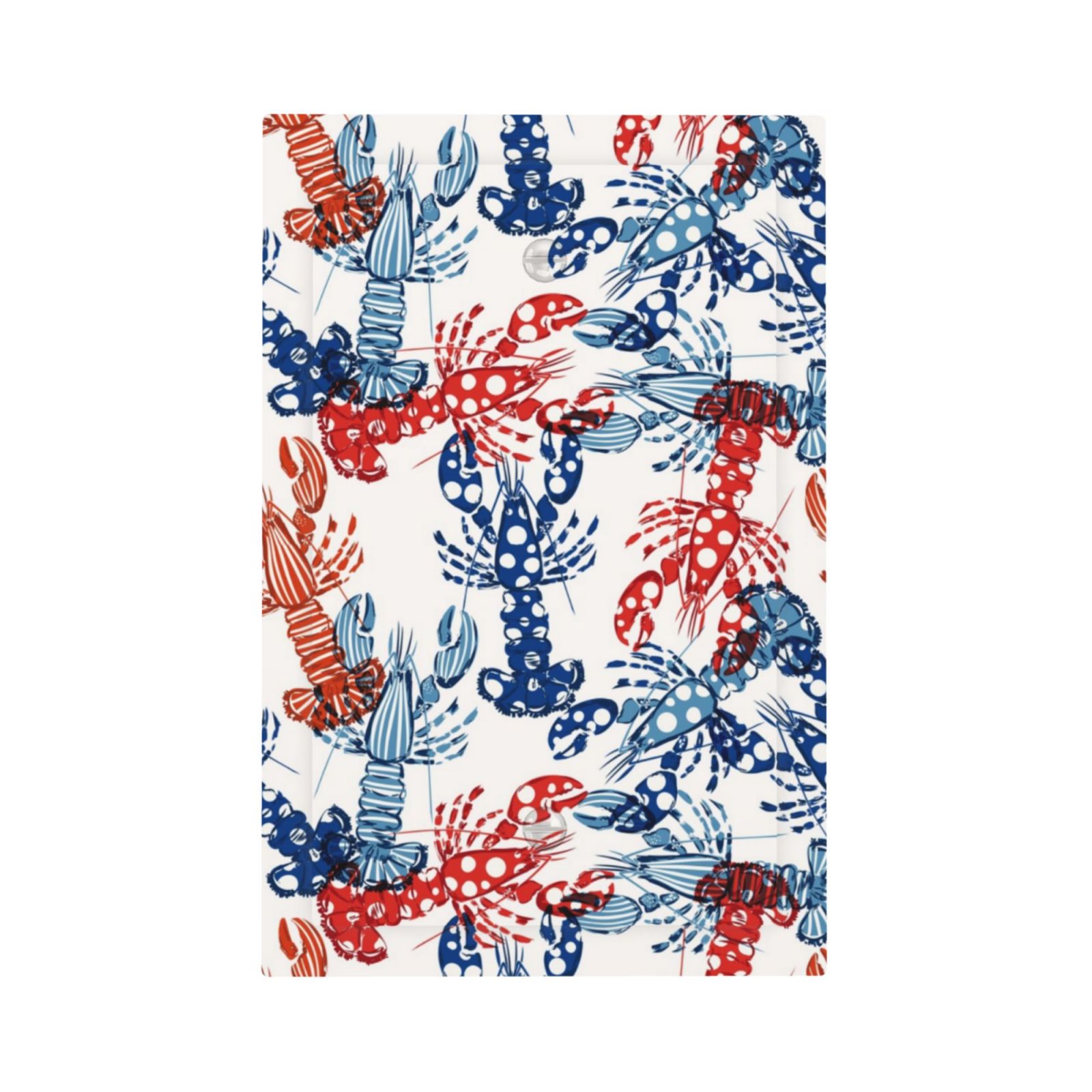Noikeo Red Lobster Pattern Electrical Outlet Covers-Electric Receptacle ...