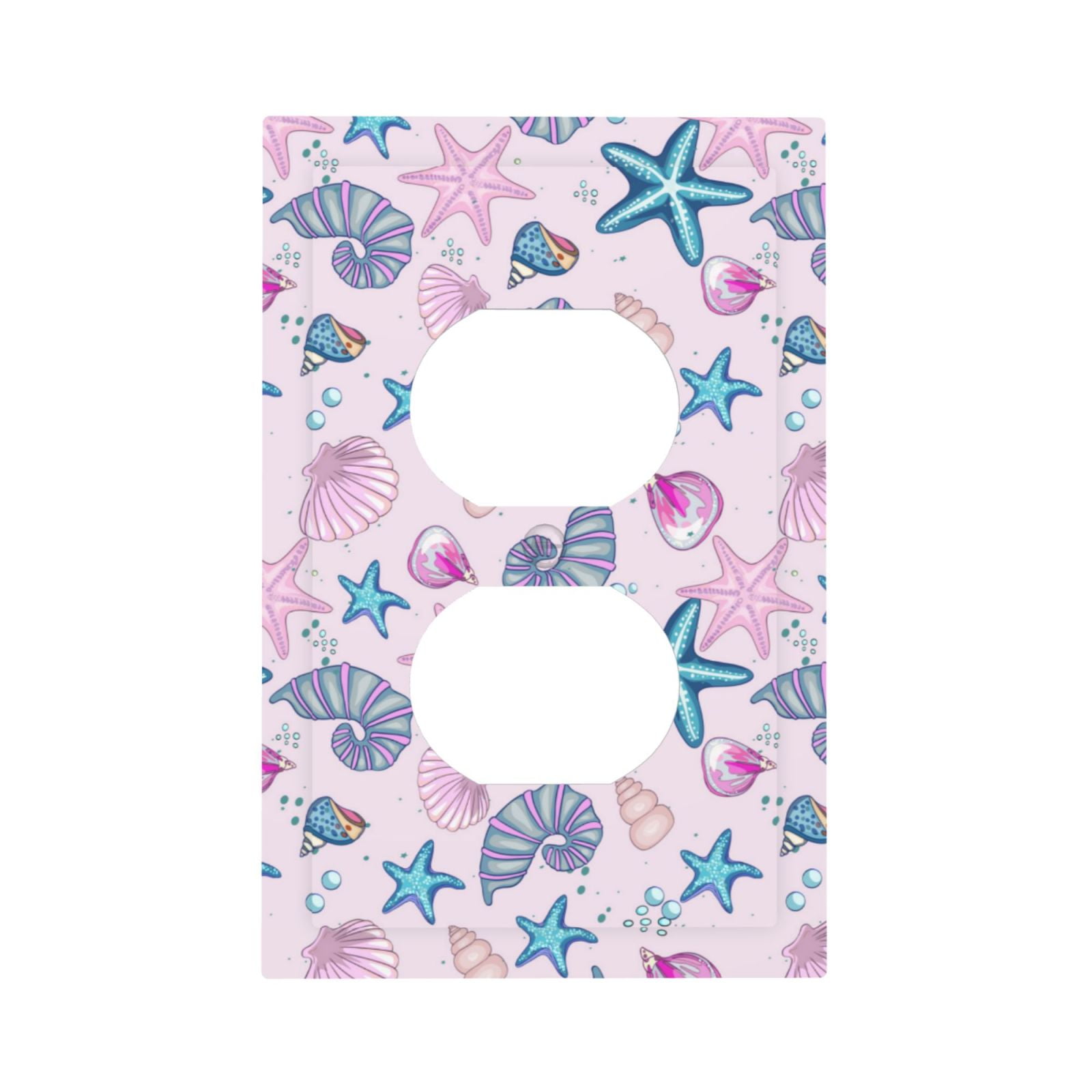 Noikeo Sea Shells 3 Pattern Electrical Outlet Covers-Electric ...