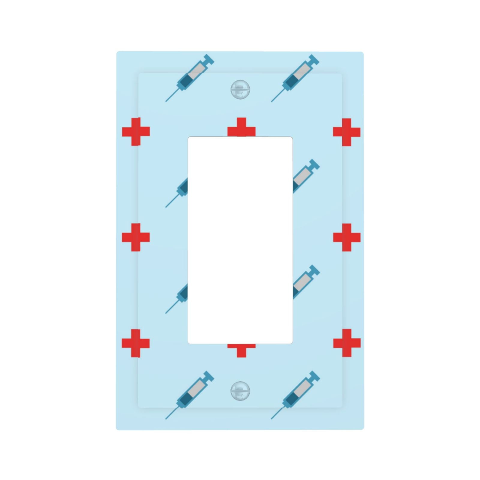 Noikeo Syringe And Red Cross 标题-Style U - Walmart.com