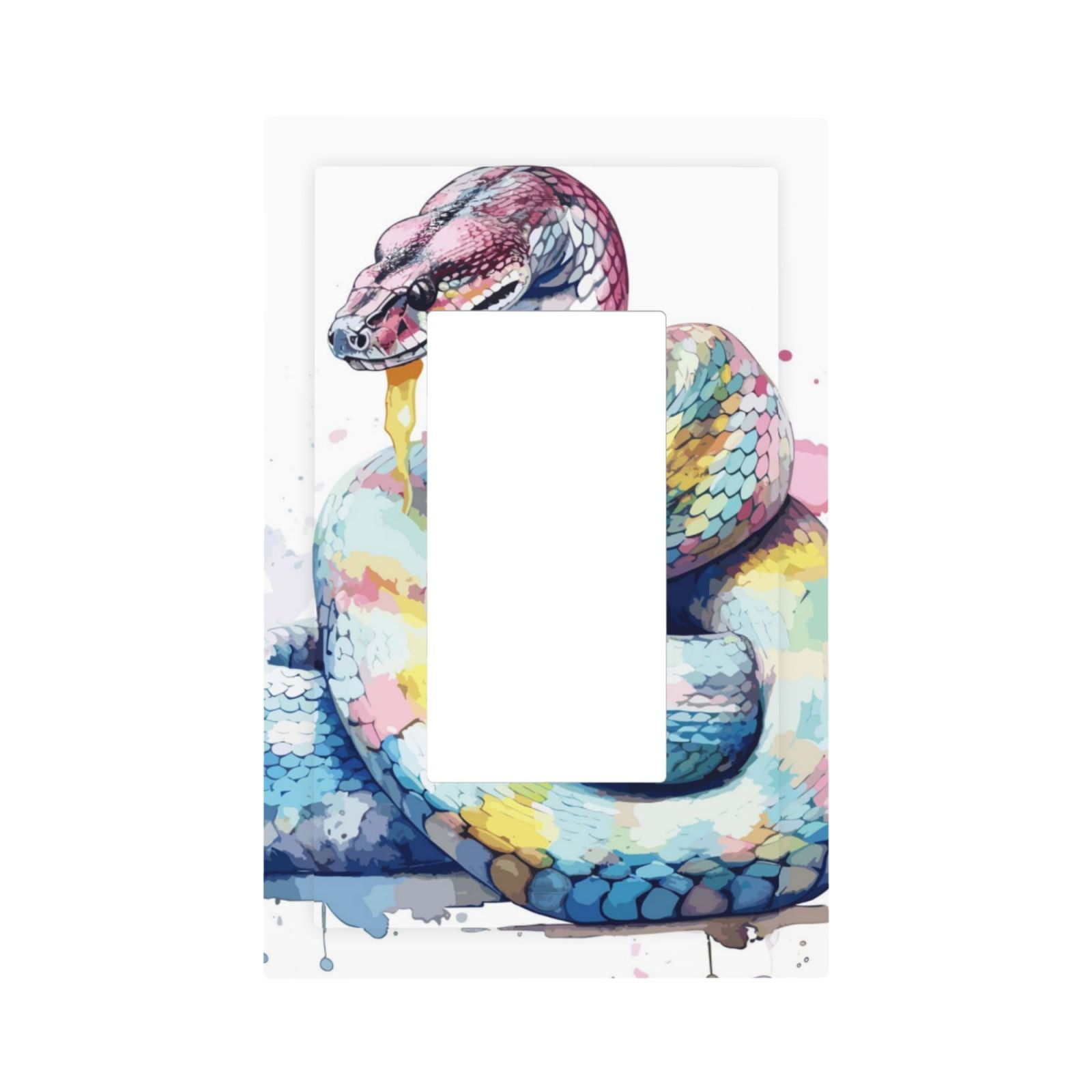 Noikeo Watercolor Snake Pattern Electrical Outlet Covers-Electric ...