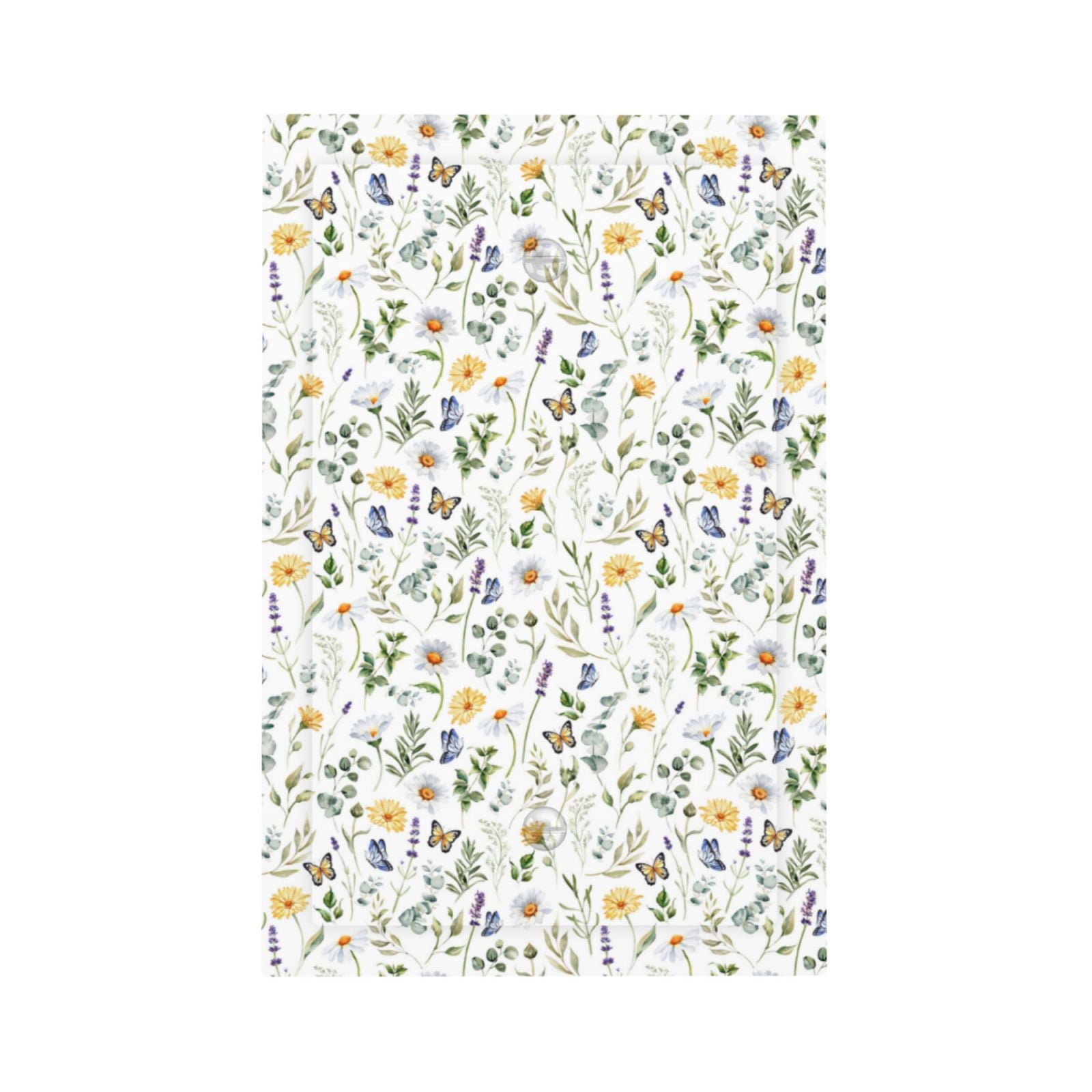 Noikeo Watercolor Wildflower 2 Pattern Electrical Outlet Covers ...