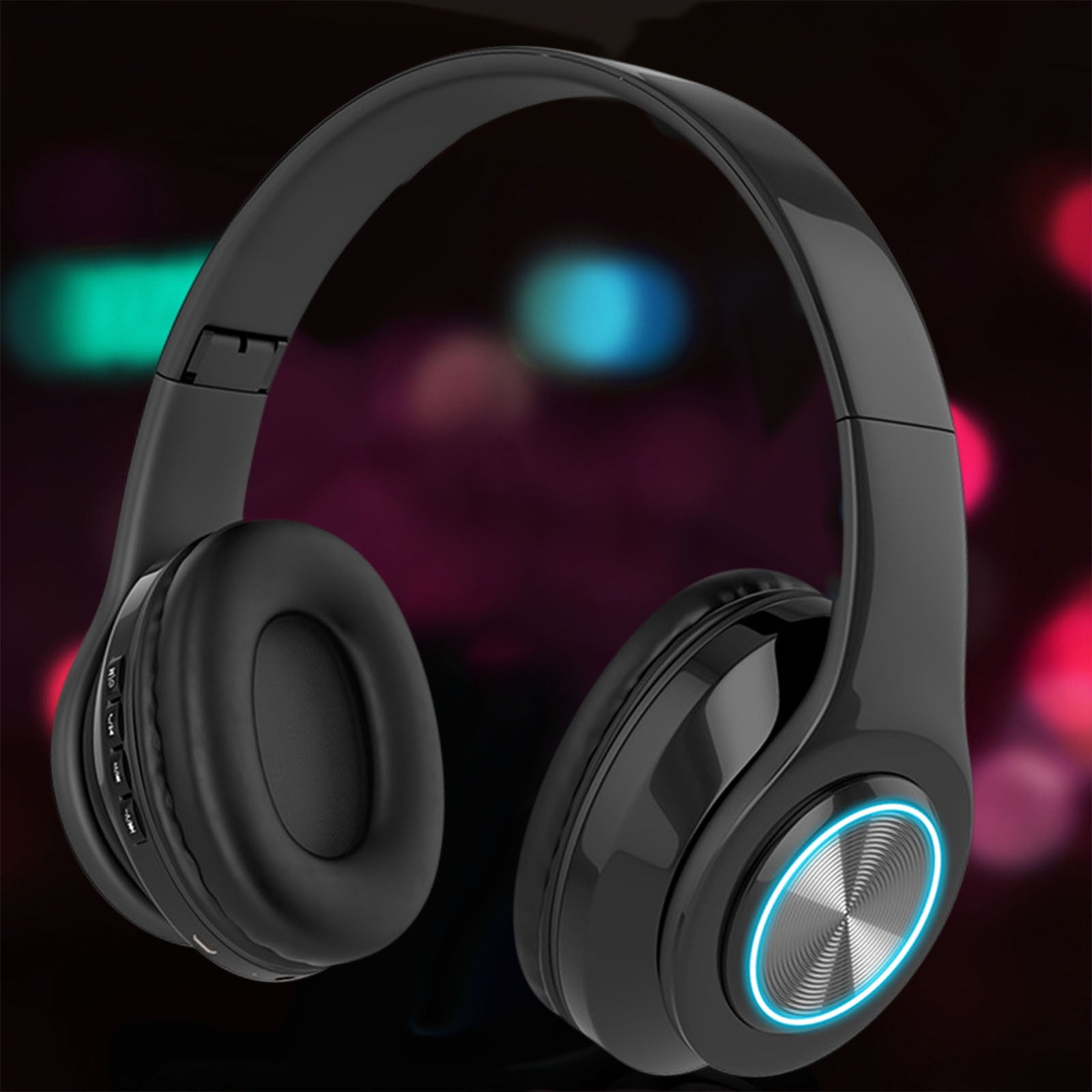 Noise Canceling Wireless Headphones Bluetooth Over The Ear Headset with ...