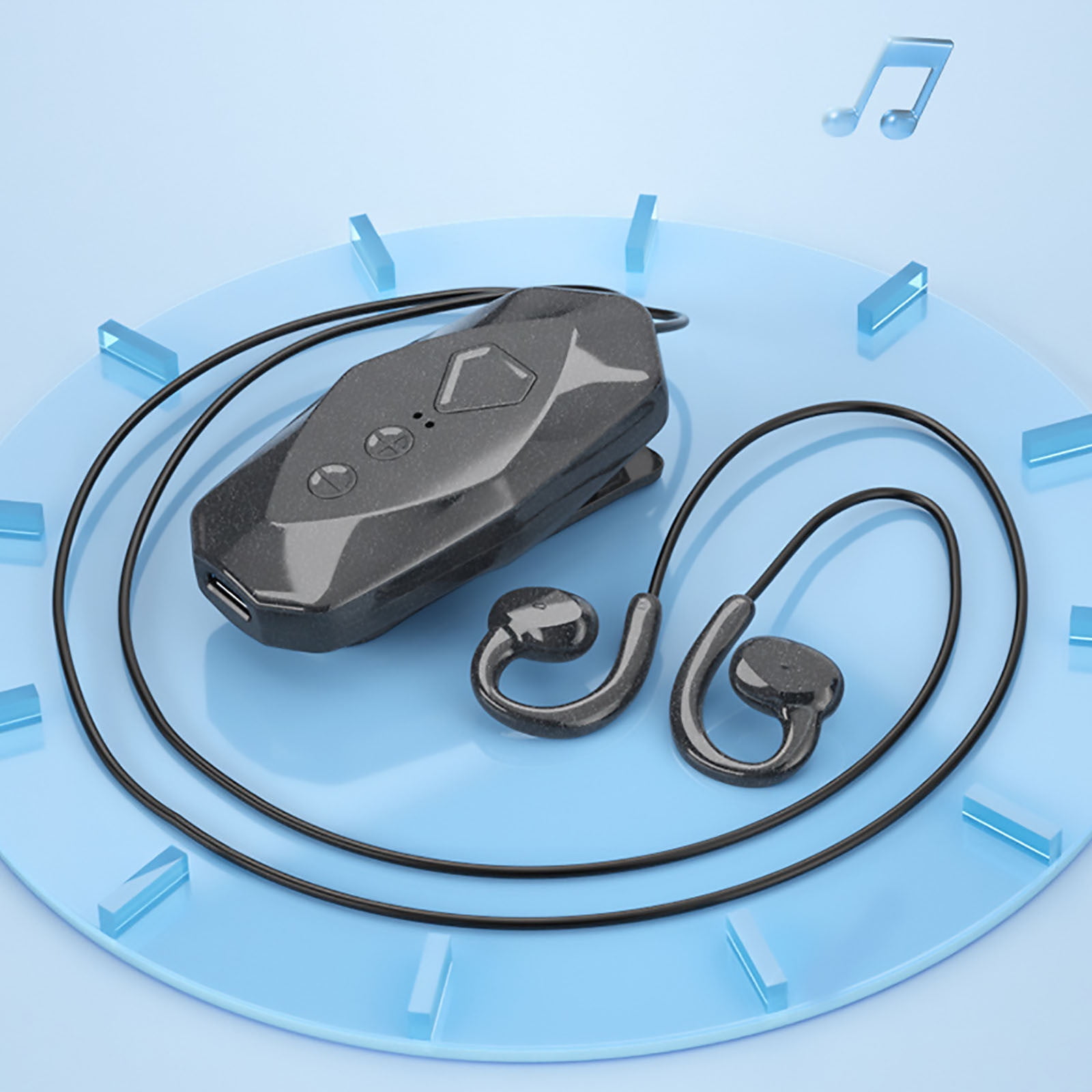 Noise-Canceling Wireless Headphones Qwtwty Bluetooth Earphones Hang Ear ...