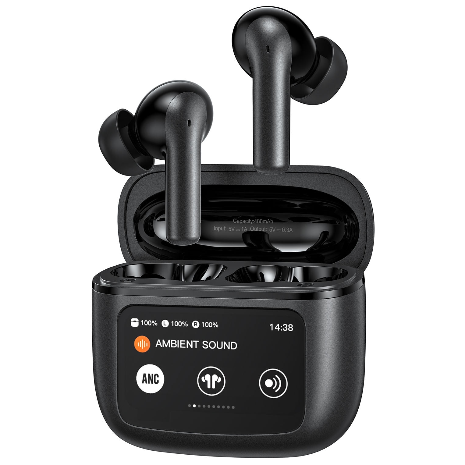 Noise Cancelling (ANC+ENC) True Wireless Bluetooth Stereo Earbuds with ...