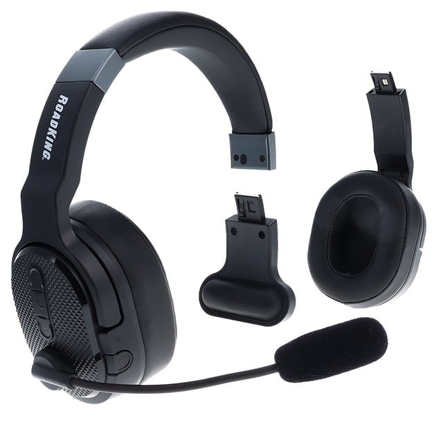 RKING4000 Noise Cancelling Bluetooth Headset, Wireless Trucker Mono to ...