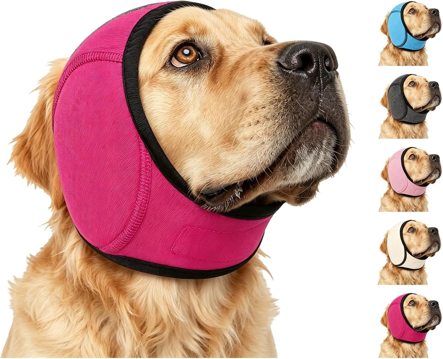 Noise Cancelling Ear Wrap, Dog No Shake Ear Muffs Noise Protection ...