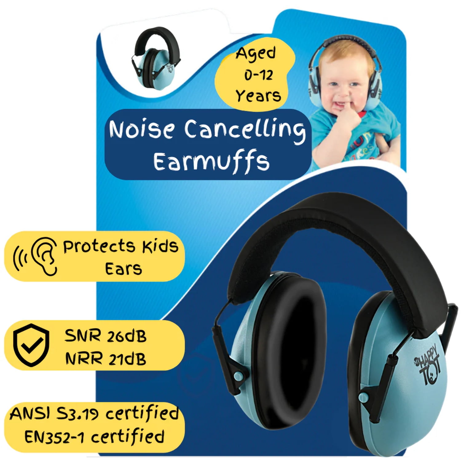Noise Cancelling Headphones for Kids, Adjustable Baby Ear Protection ...