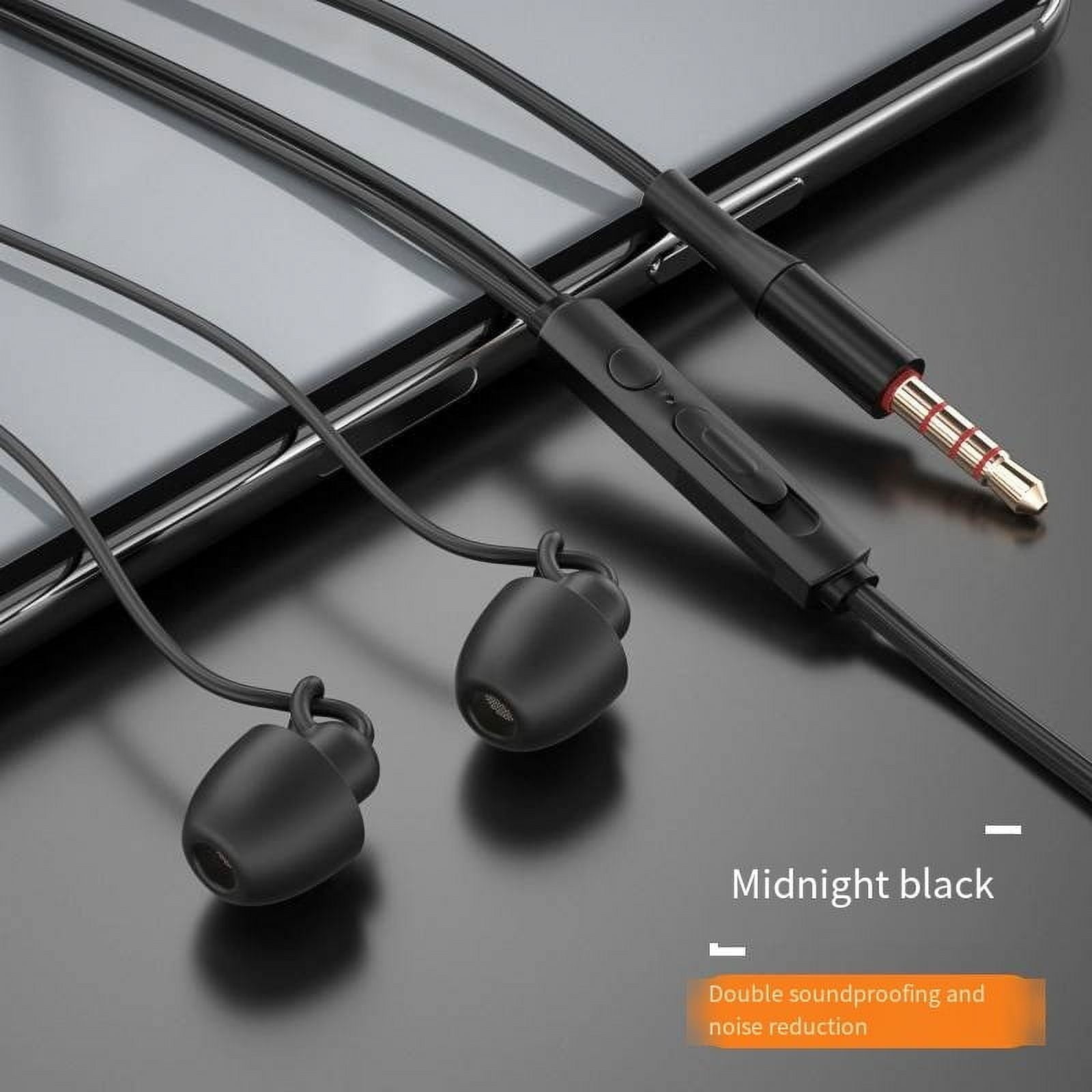 Noise Cancelling In-Ear Headphones Wired Sleep Earphones for Hotels and ...