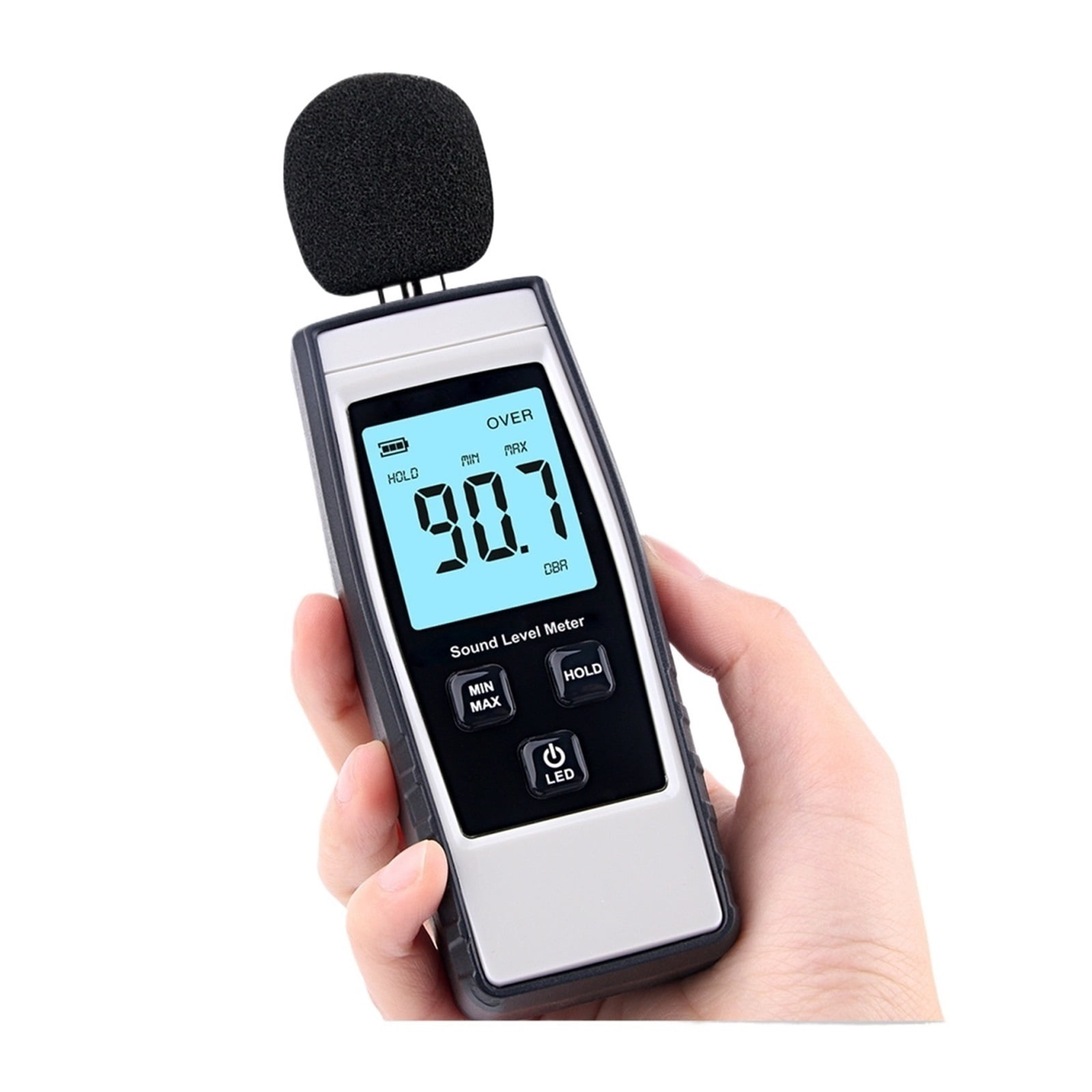 Noise Decibel Meter, Decibel Measuring Device Digital Sound Level Meter ...