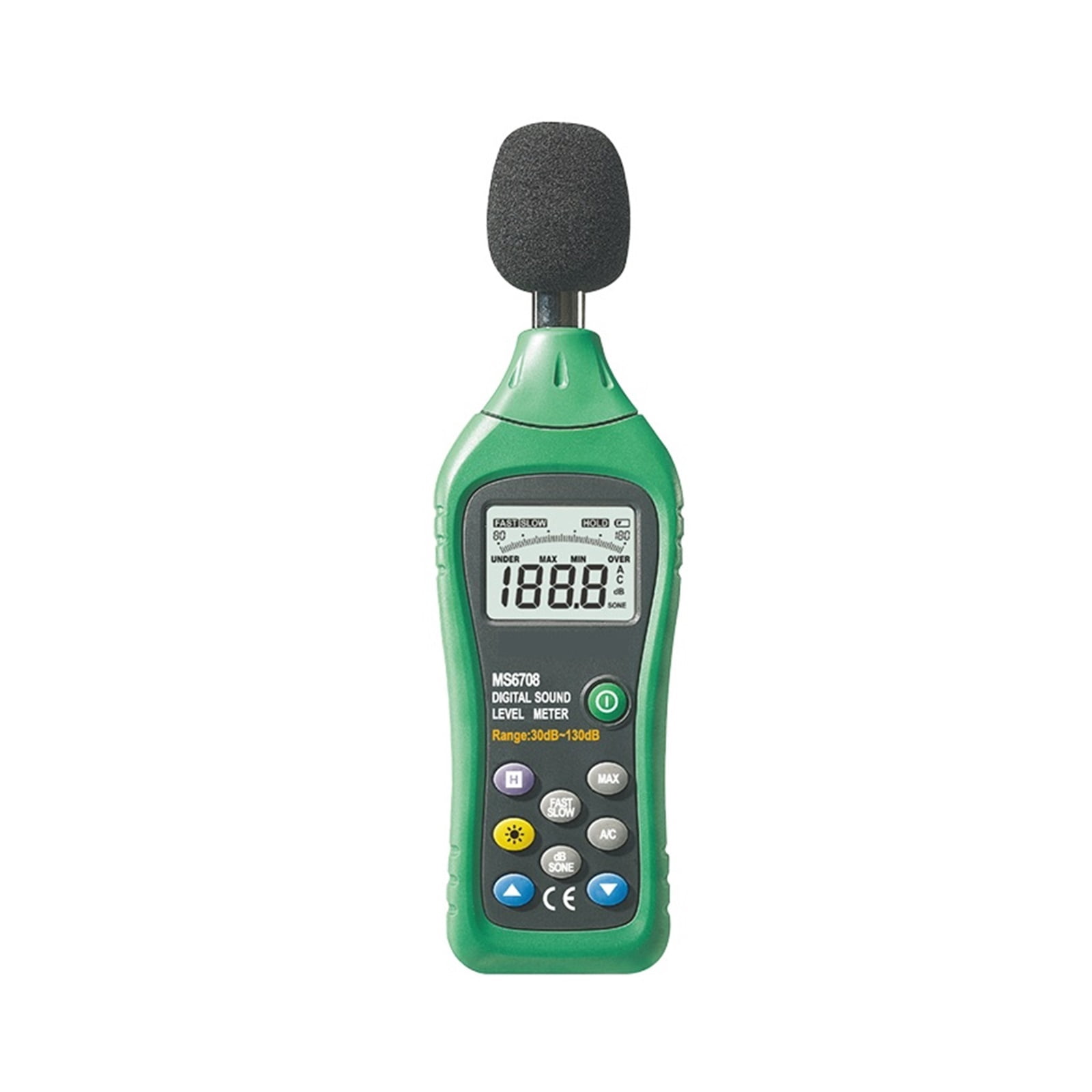 Noise Decibel Meter, Handheld Industrial Digital Sound Level Meter ...