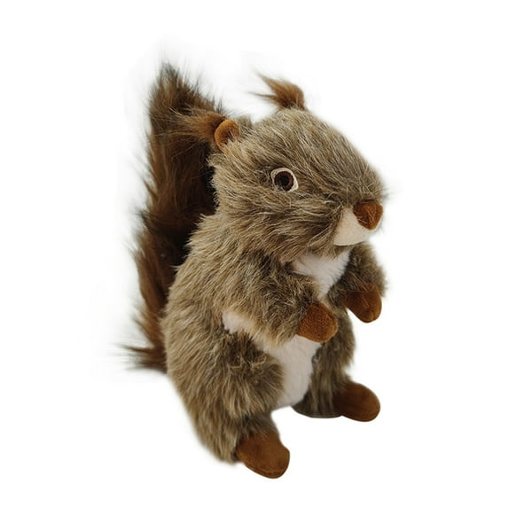 Noise-Making Plush Squirrel Dog Toy For Reduction, Bite-Resistant ...