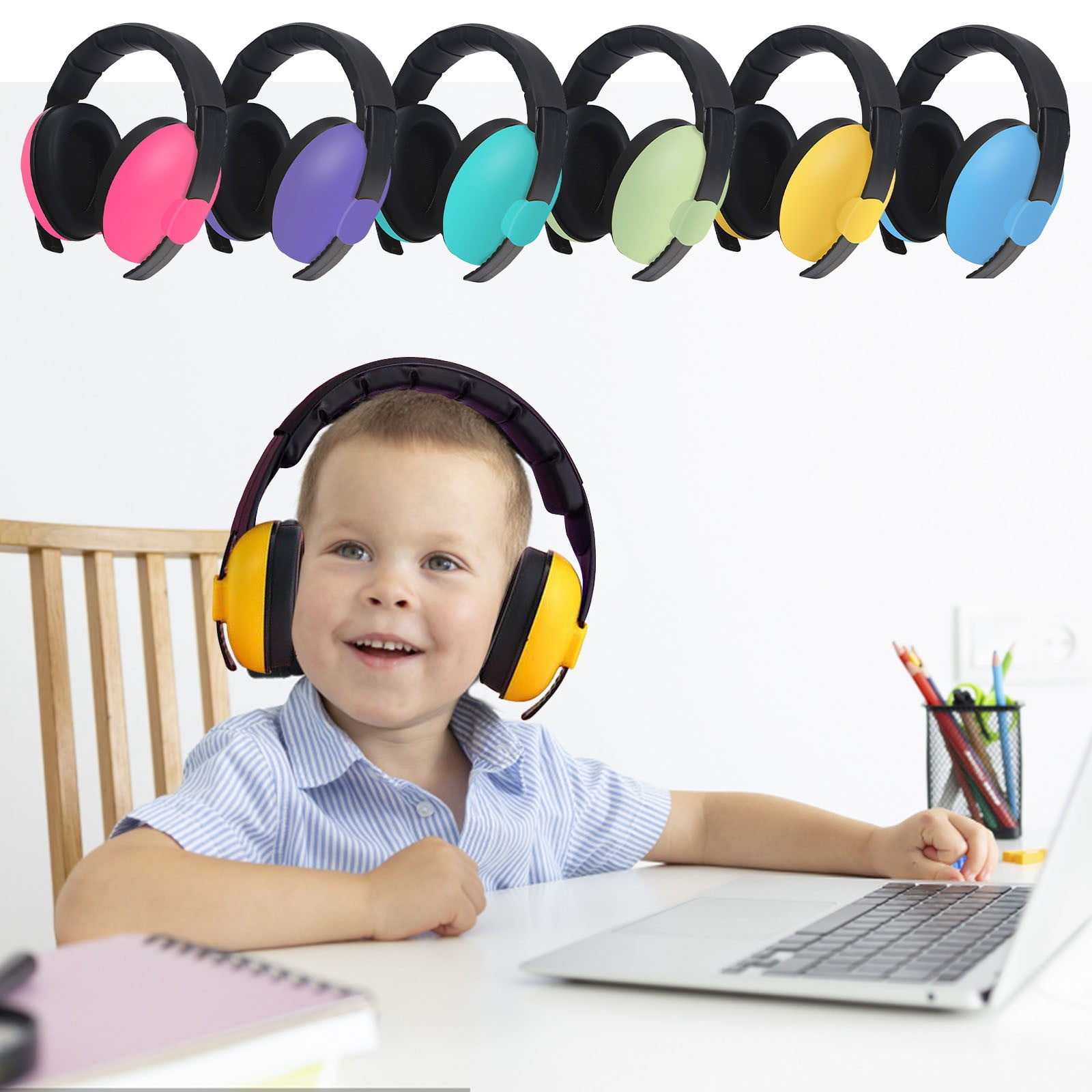 Noise-Reducing Sleep Earphones for Kids, Soundproof Learning Headphones ...
