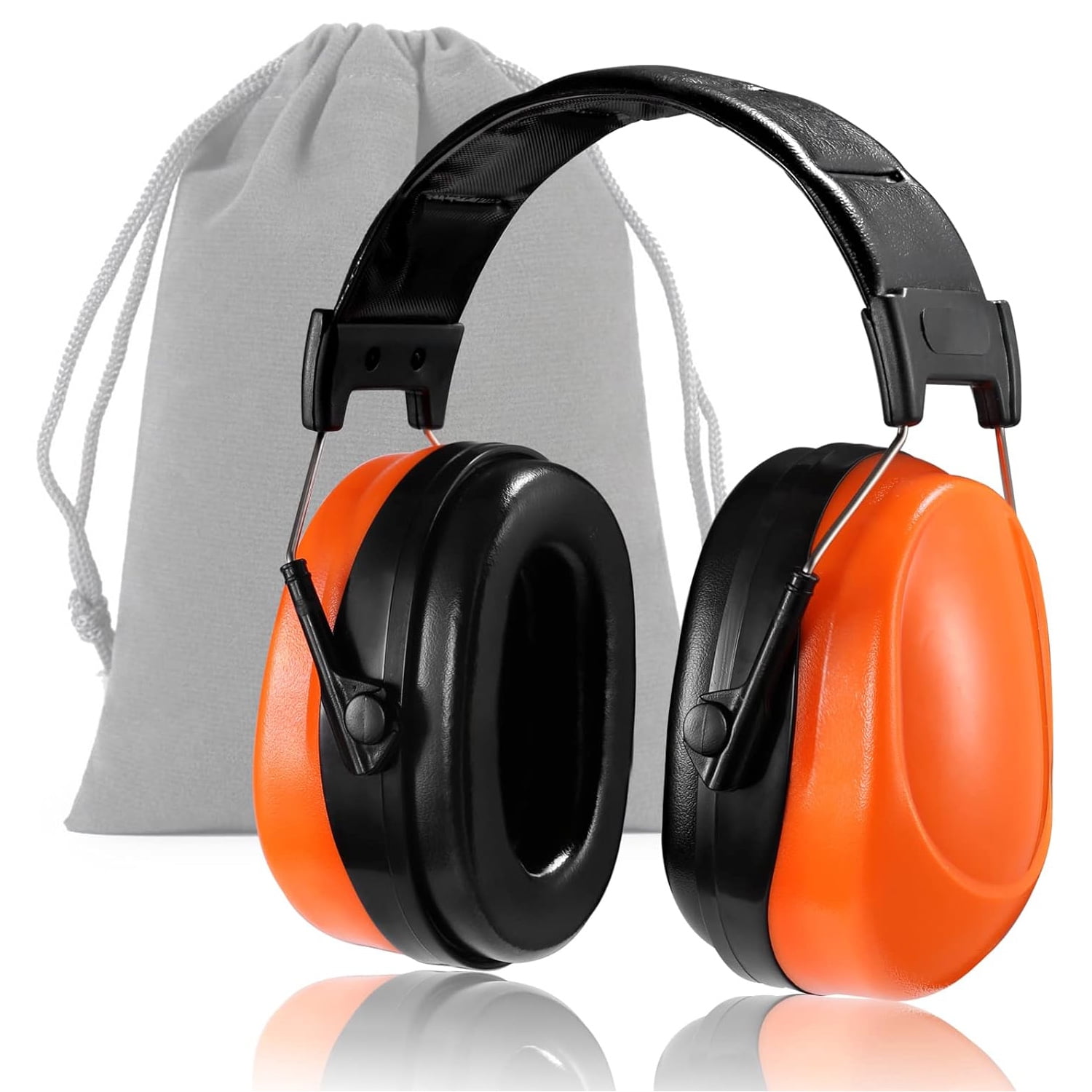 Noise Reduction Safety Ear Muffs, Hearing Protection Earmuffs, 28dB ...