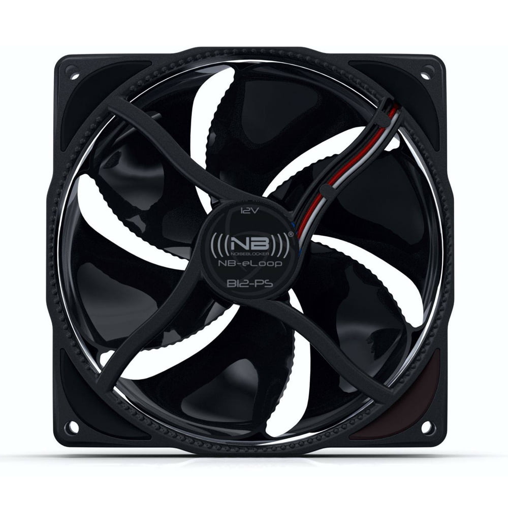 Noiseblocker NB-eLoop B12-PS 120mm 1500RPM Case Fan - Black - Walmart.com