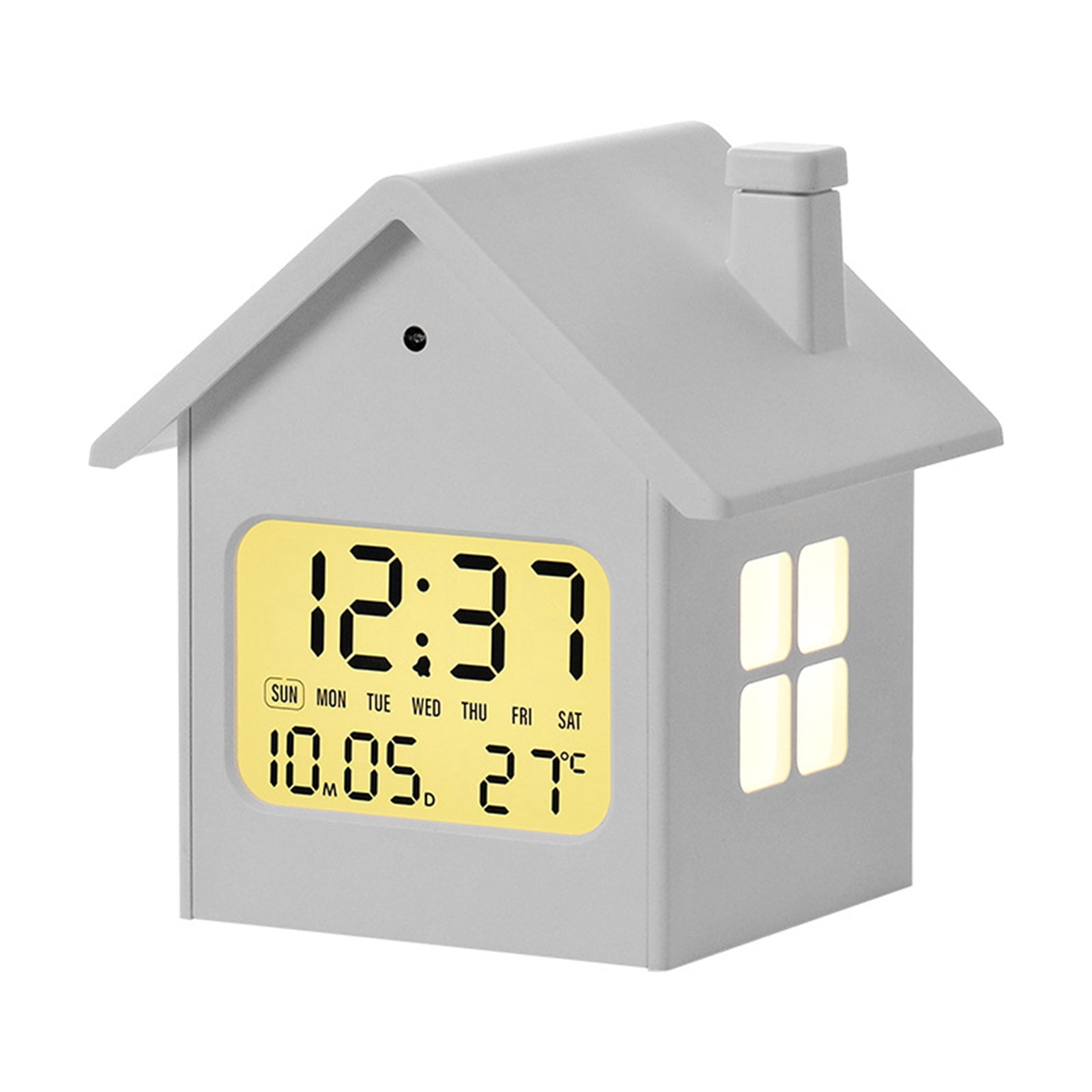 Noiseless Desk Clock Safe Easy Read Display Ticking Technology Accurate ...