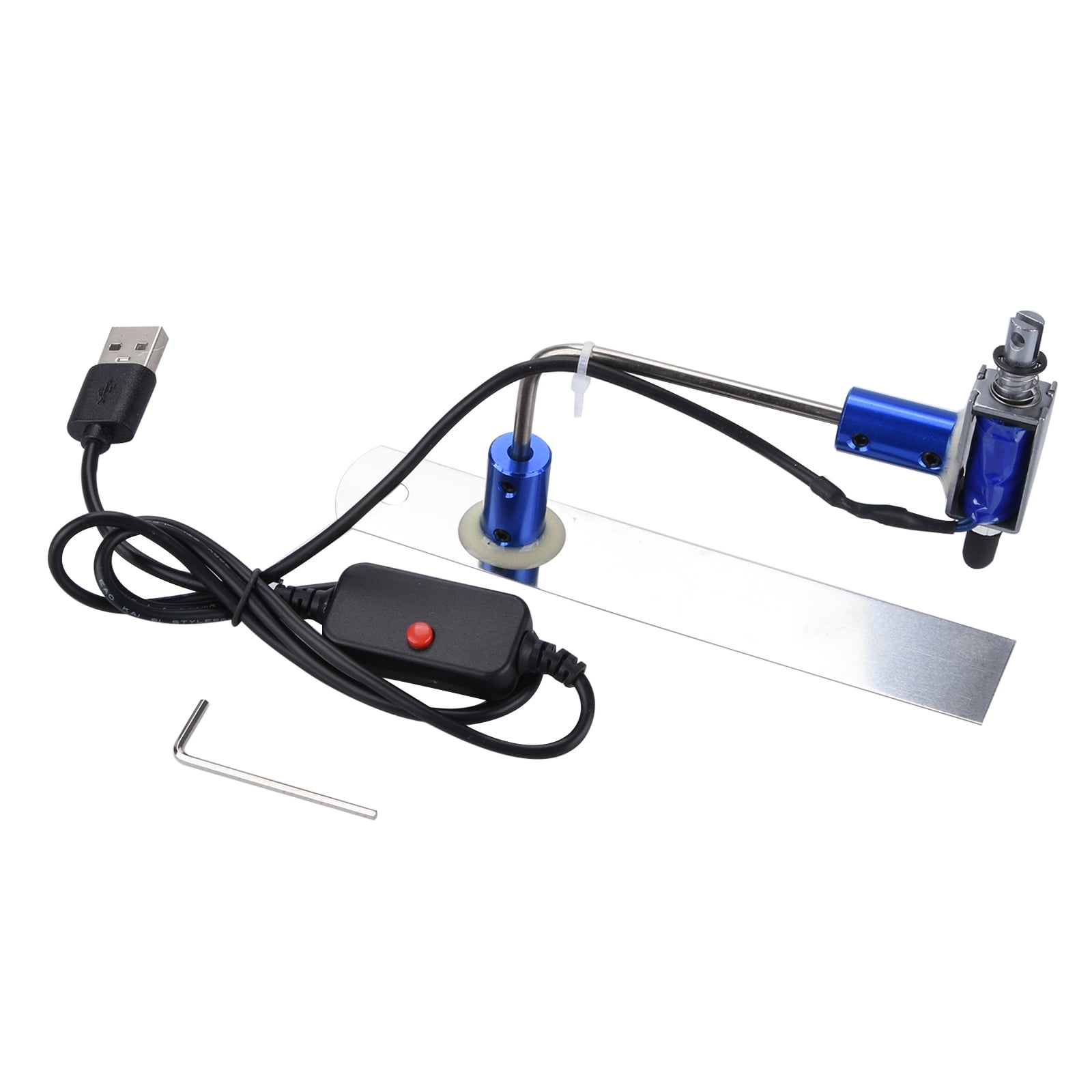 Noiseless Keyboard Clicker with Power Adapter 30 Random Adjustable Soft ...