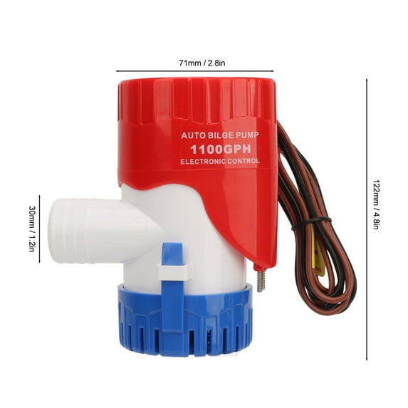 Noiseless Yacht Pool Drainage Pump, Auto Switch Activates At 50mm Water ...