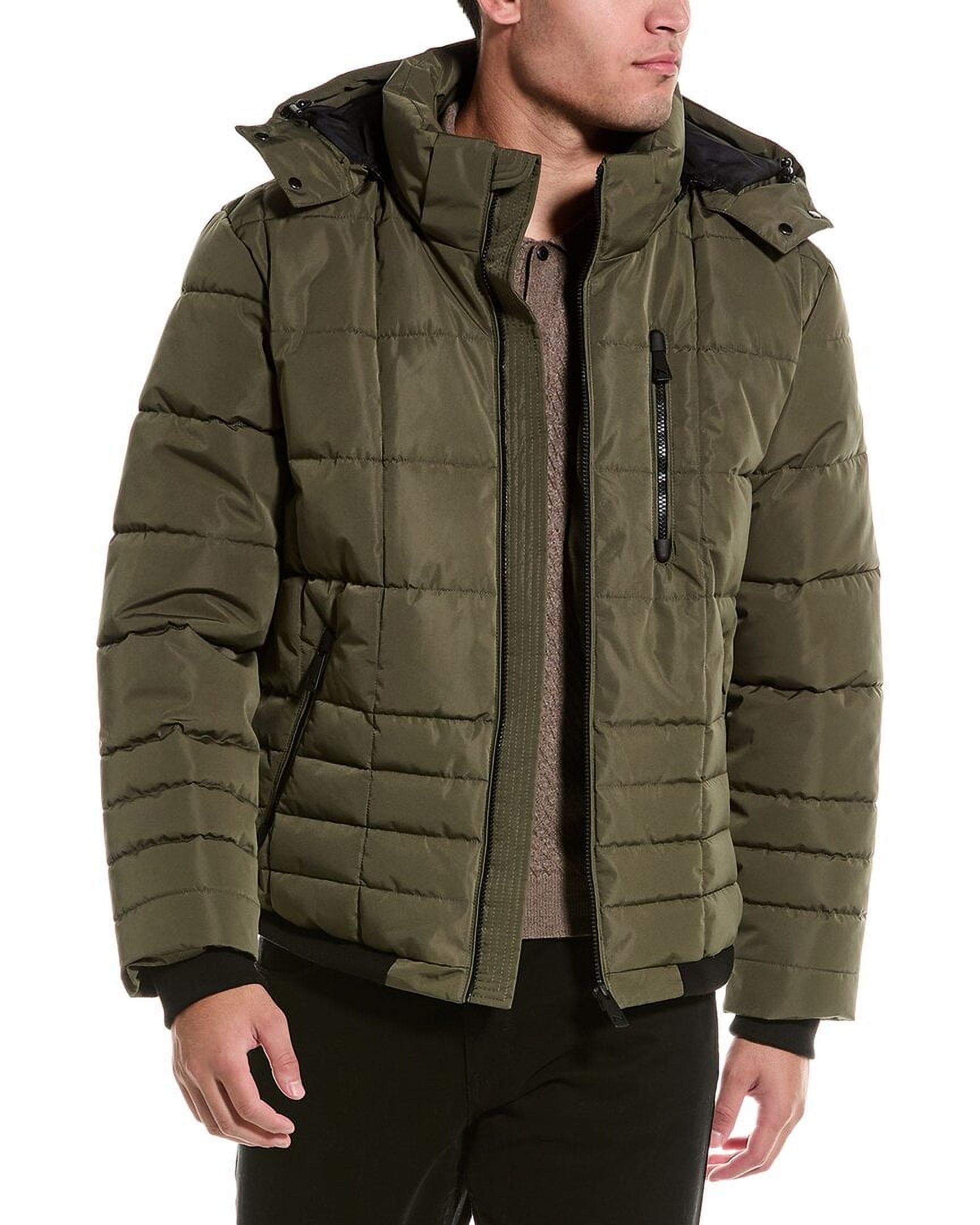 Noize mens Cameron-R Puffer Jacket, m, Green - Walmart.com