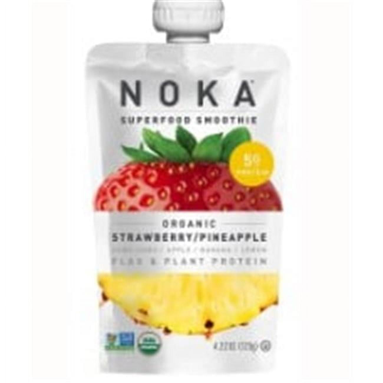 Noka Healthy Gluten-Free Super Natural Drink, Organic Strawberry ...