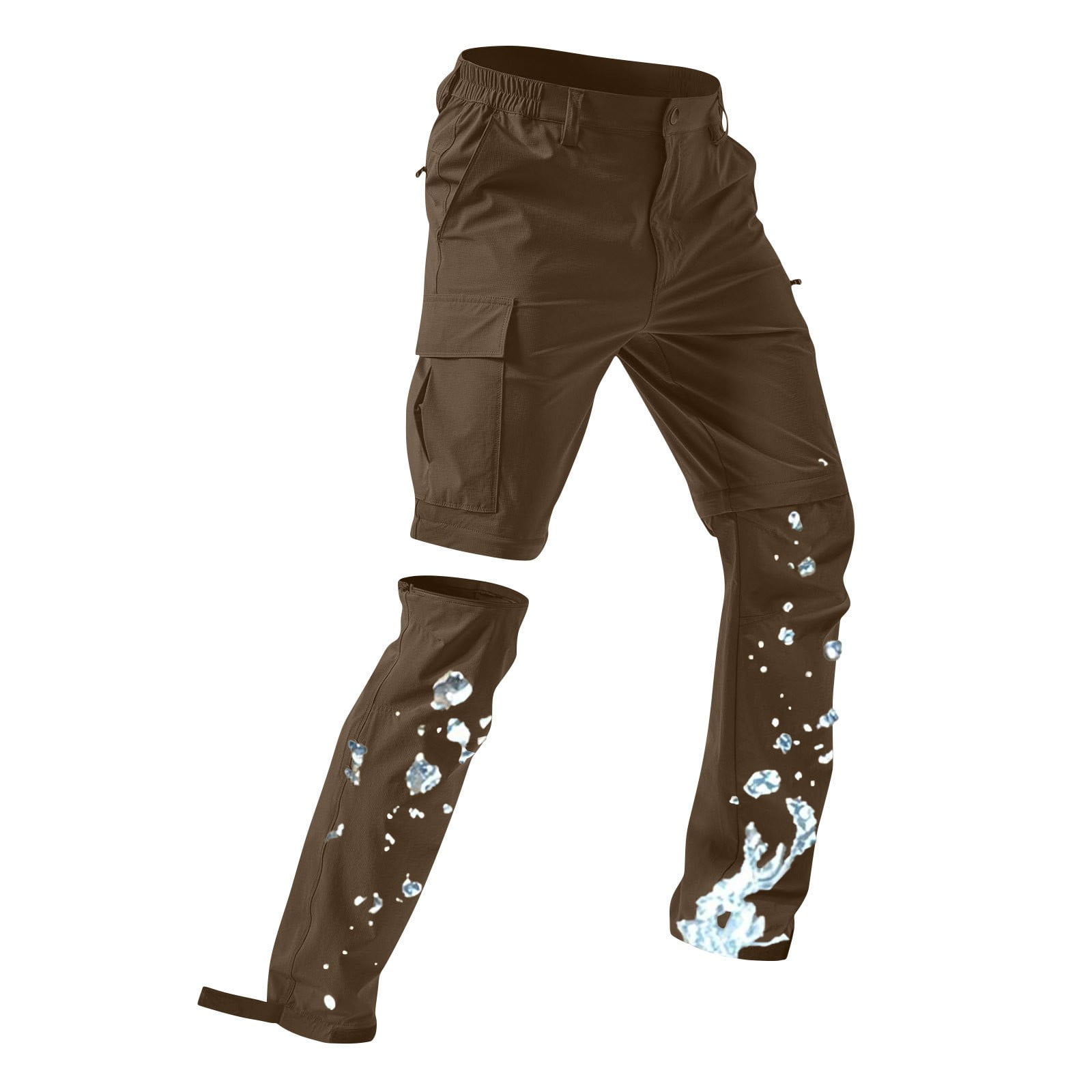 Nokdvo Cargo Pants for Men Convertible Hiking Pants Quick-Drying ...