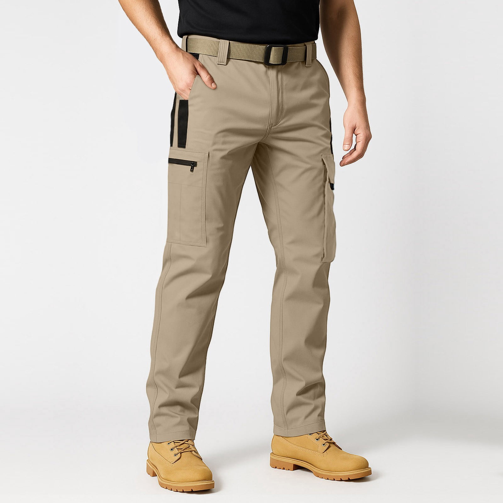 Nokdvo Hiking Pants Men Lightweight Waterproof Cargo Tactical Pants ...