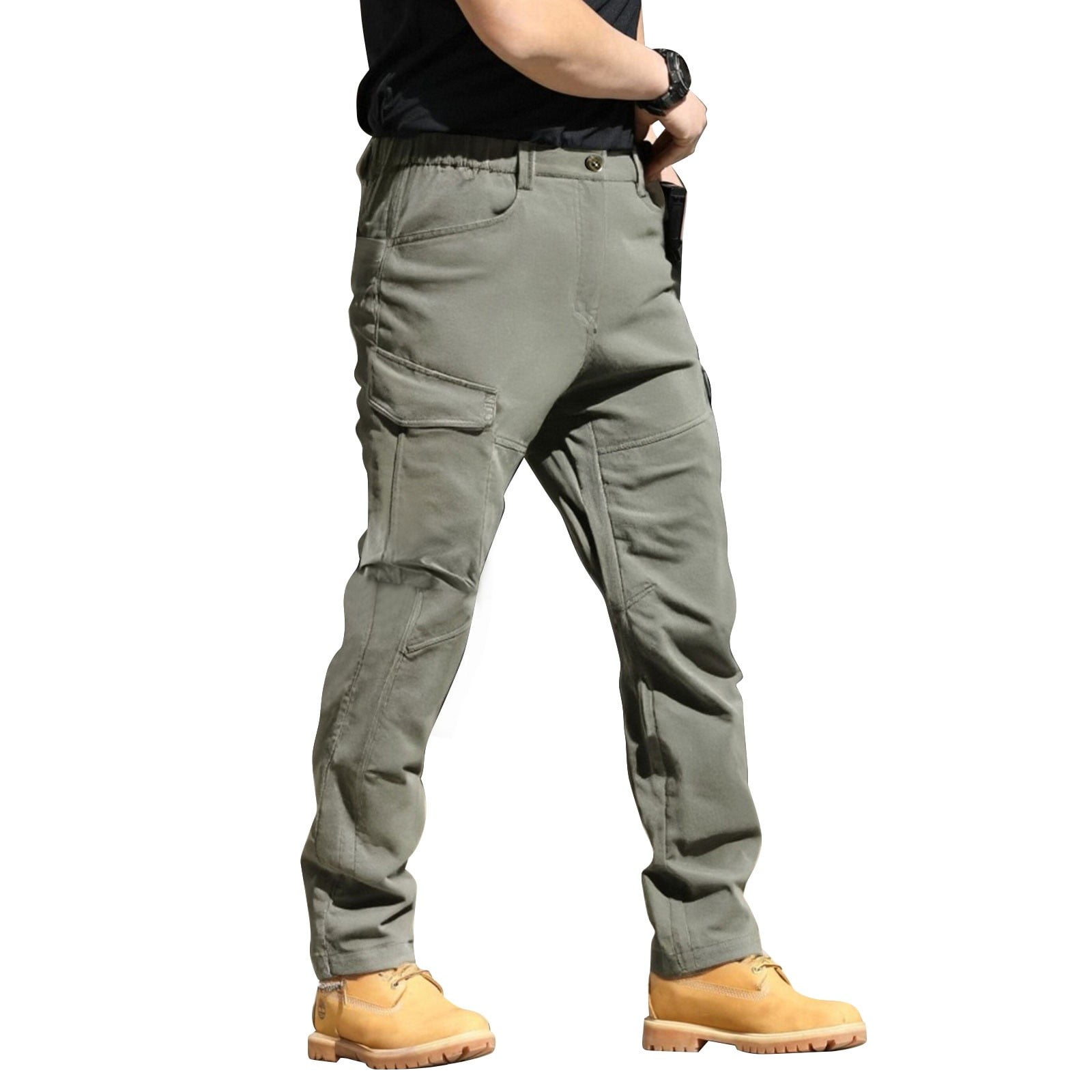 Nokdvo Men Cargo Pants Waterproof Flexcamo Tactical Pants Outdoor ...
