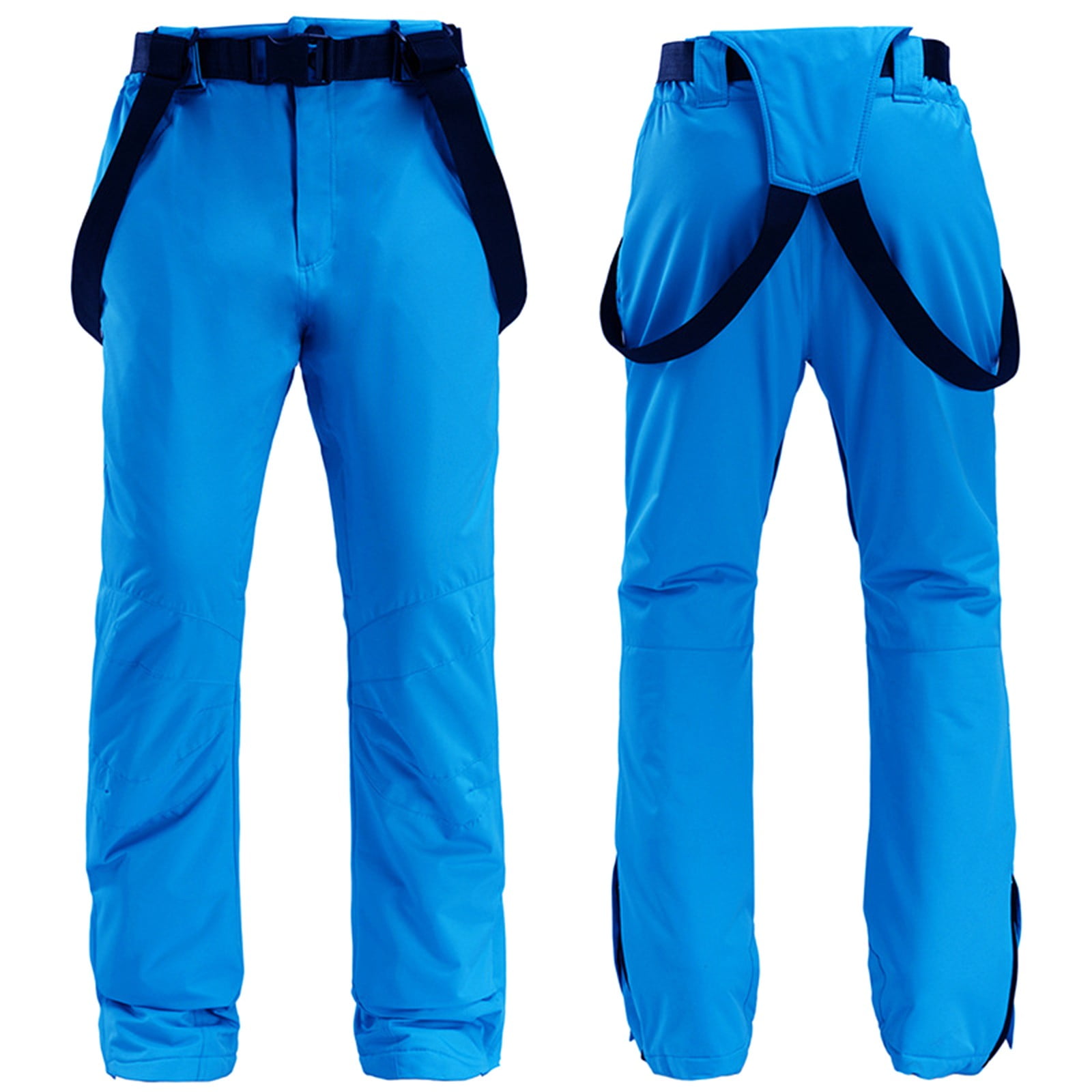 Nokdvo Mens Insulated Bibs Winter Warm Waterproof Snow Pant Snowboard ...
