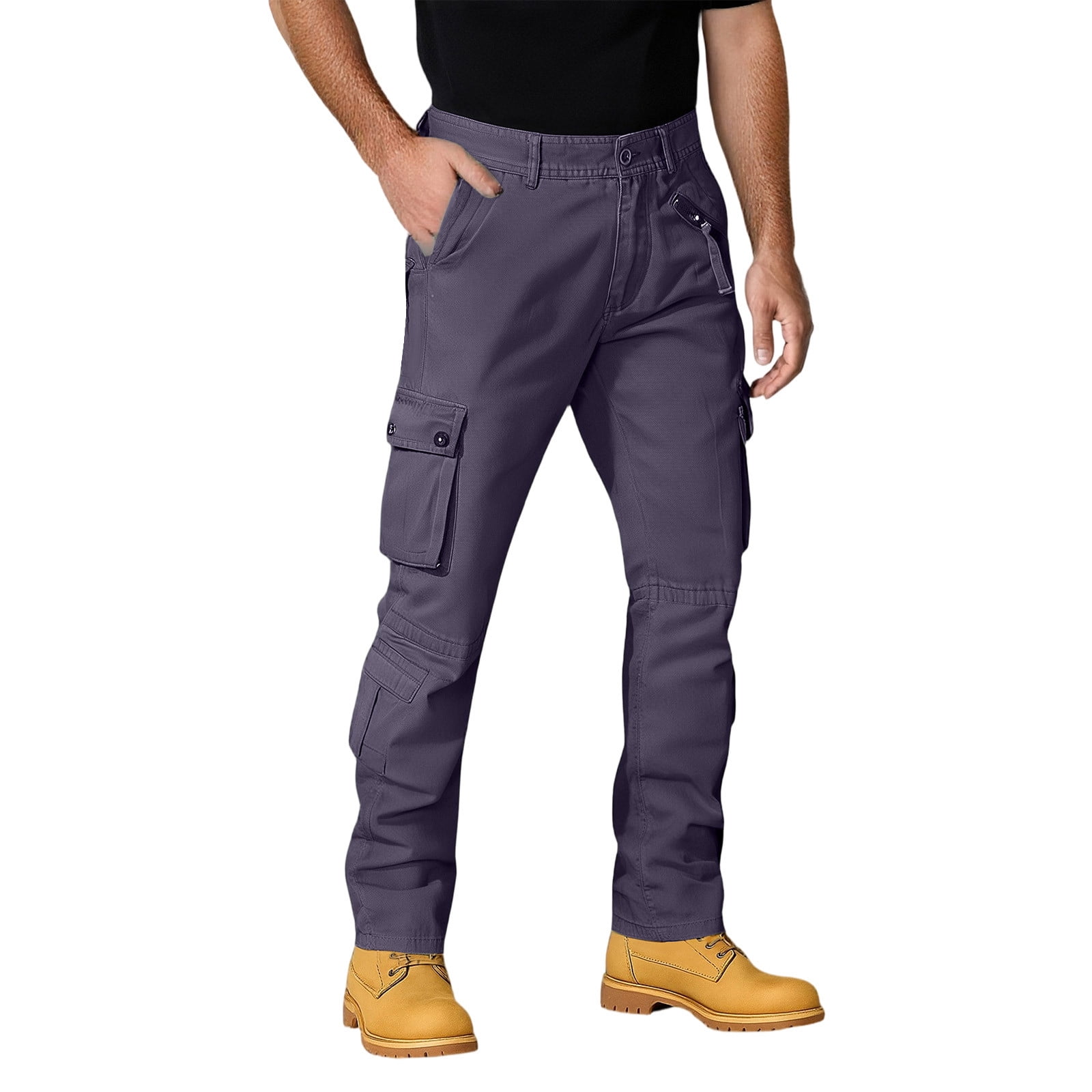 Nokdvo Tactical Cargo Pants for Men Waterproof Construction Cargo ...