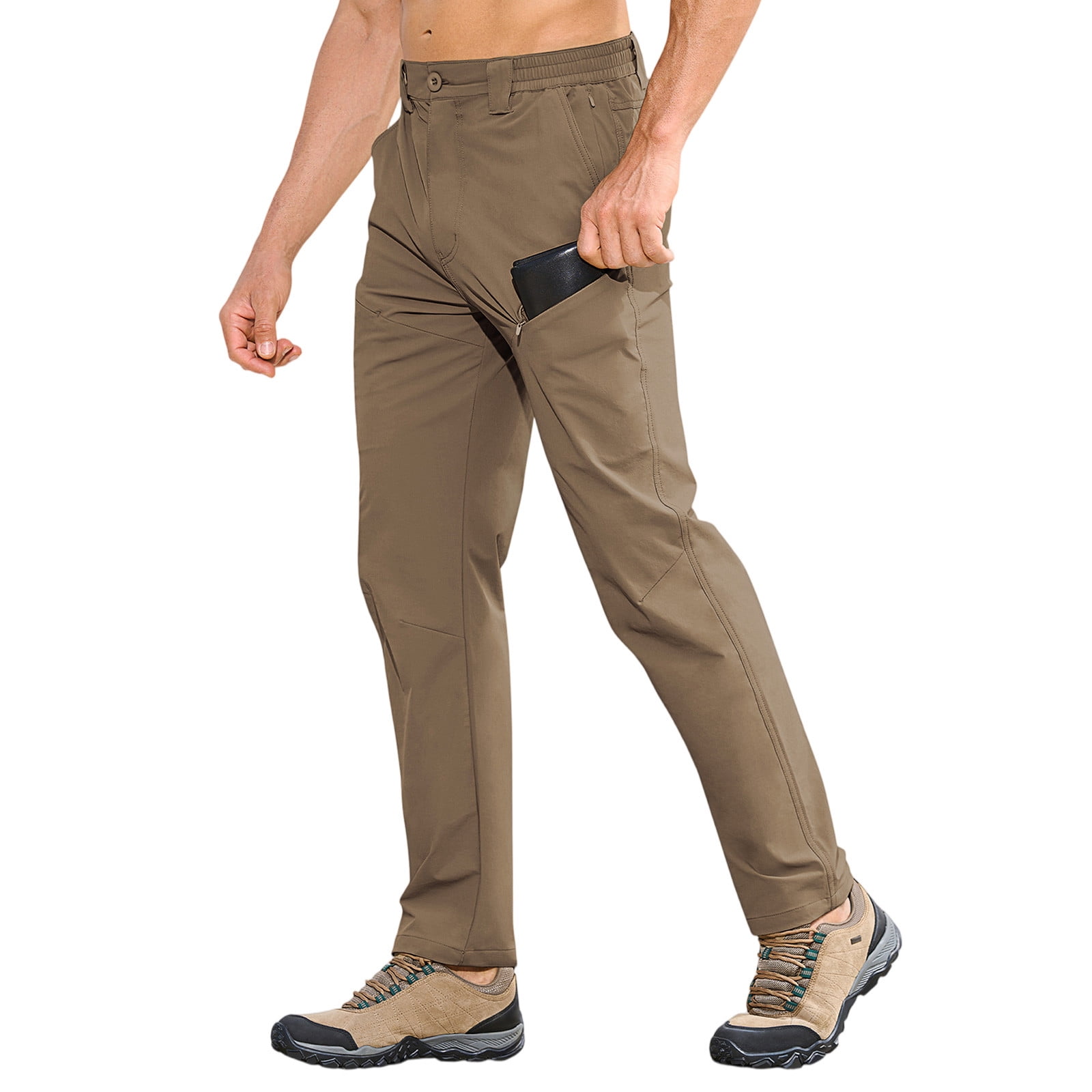 Nokdvo Tactical Pants for Men Waterproof Ripstop Work Pants Lightweight ...