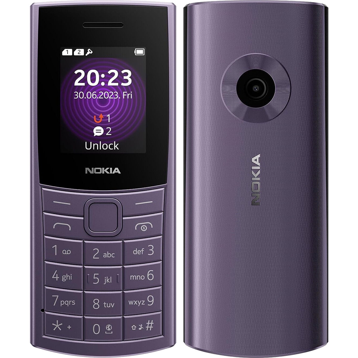Nokia 110 4G/LTE Smartphone (Unlocked), Arctic Purple - Walmart.com