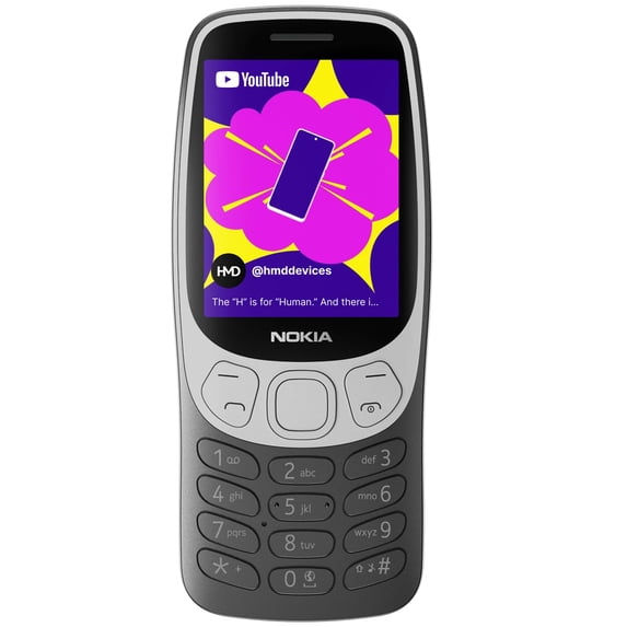 Nokia 3210, Dual SIM GSM Unlocked, International Version, Grunge Black ...