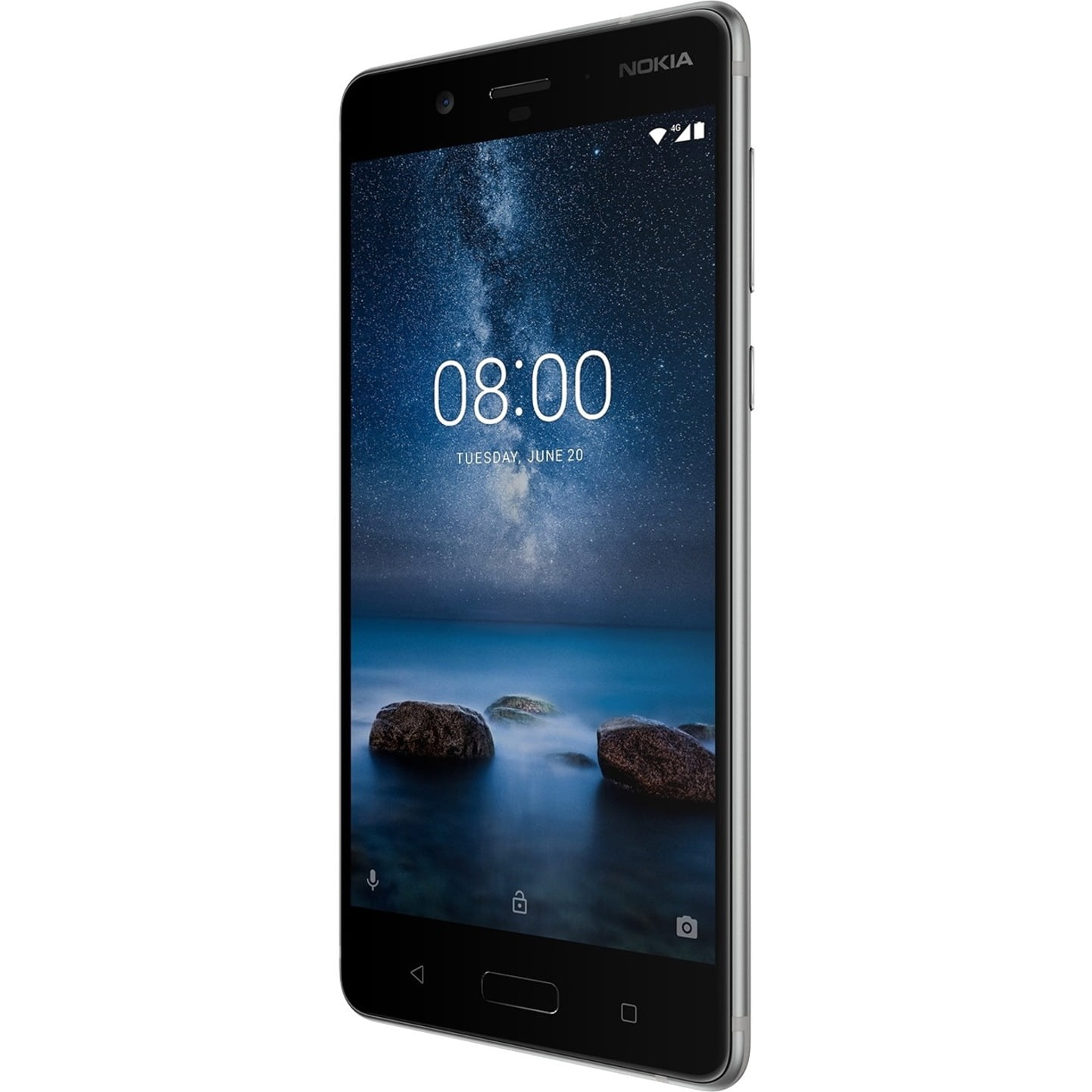 Nokia 8 64GB Smartphone, Gray - Walmart.com