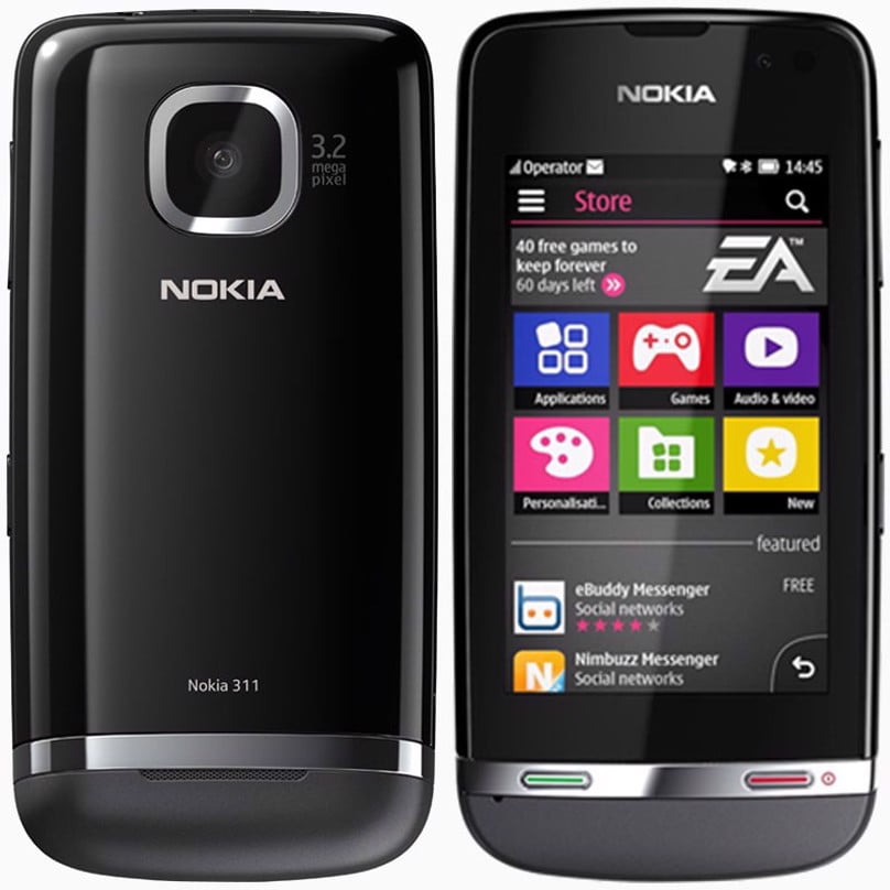 Nokia Asha 311 SINGLE SIM 256MB ROM + 128MB (GSM Only | No CDMA ...