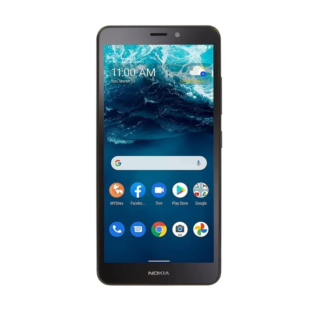 Nokia C100, 32GB, 5.45" 8MP Blue Smartphone [Locked to Consumer ...