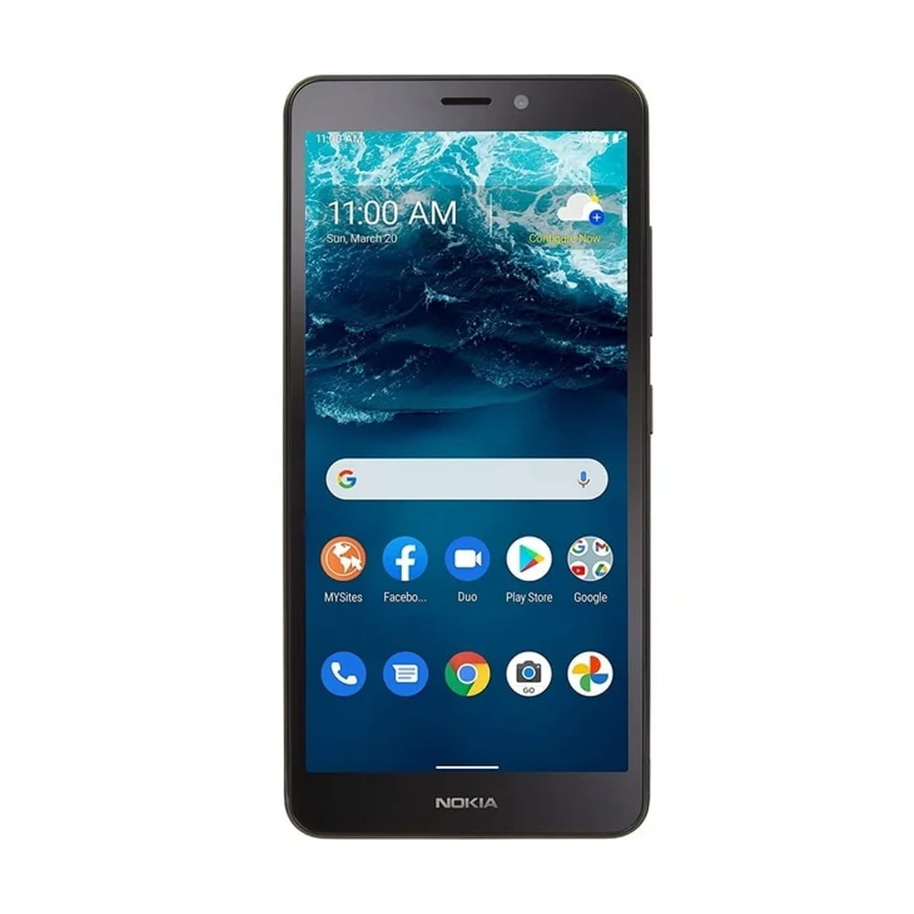 Pre-Owned Nokia C100, 32GB, 5.45" 8MP Blue Smartphone [Locked to ...