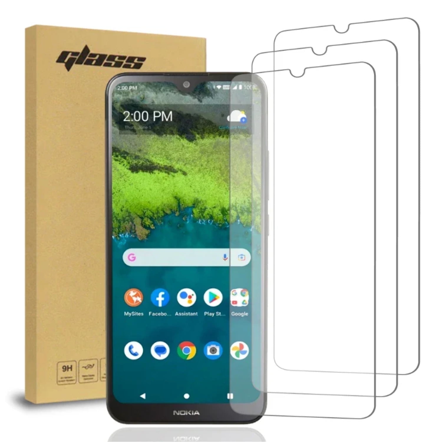 Nokia C110 (3 Per Pack) 2.5D Glass Screen Protector - Walmart.com